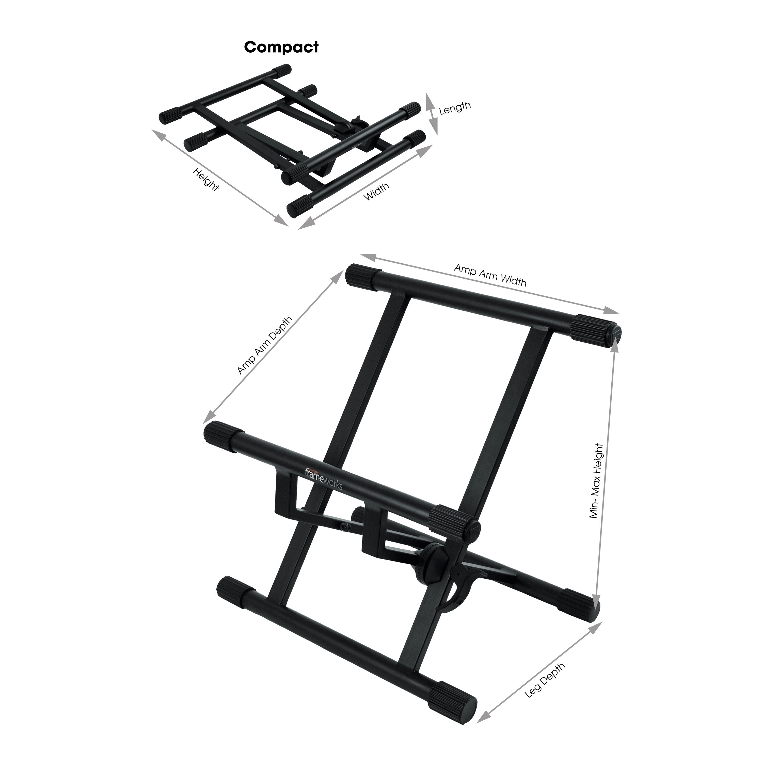 Gator Frameworks GFW-GTR-AMP - Housses et stands SonoVente.com