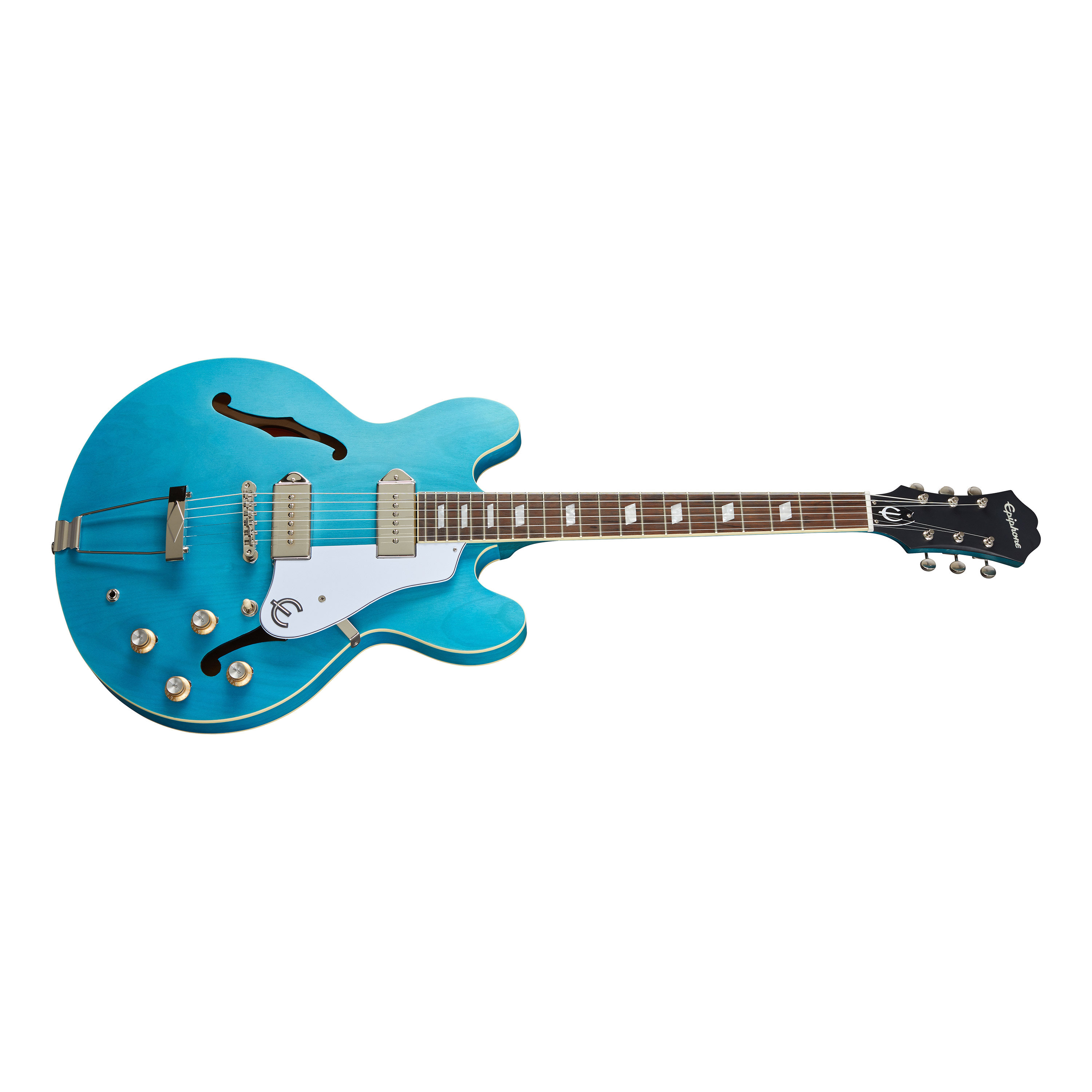 Epiphone Casino Worn Blue Denim - Guitare Hollow Body SonoVente.com