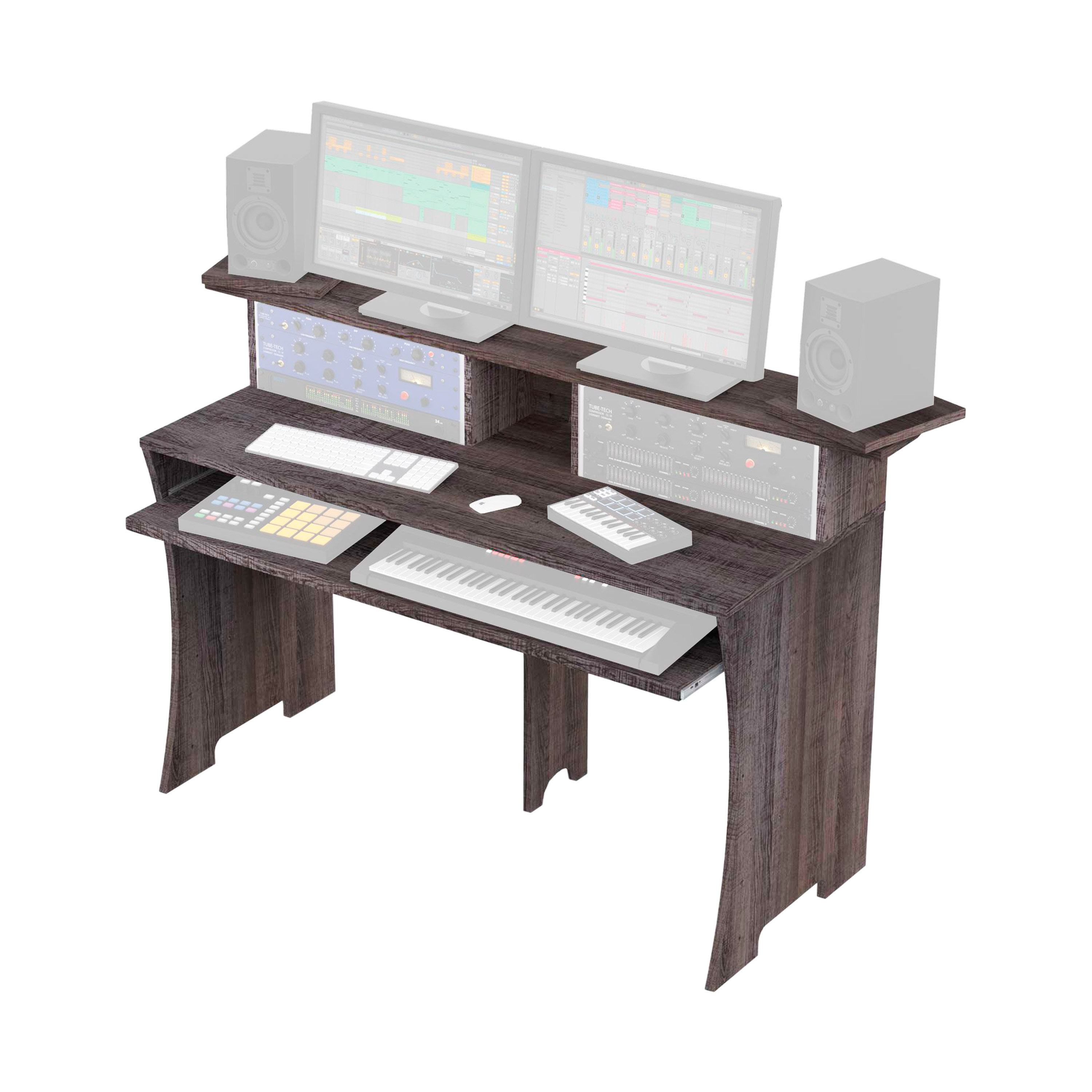 Glorious DJ Workbench Driftwood - Meuble de studio SonoVente.com