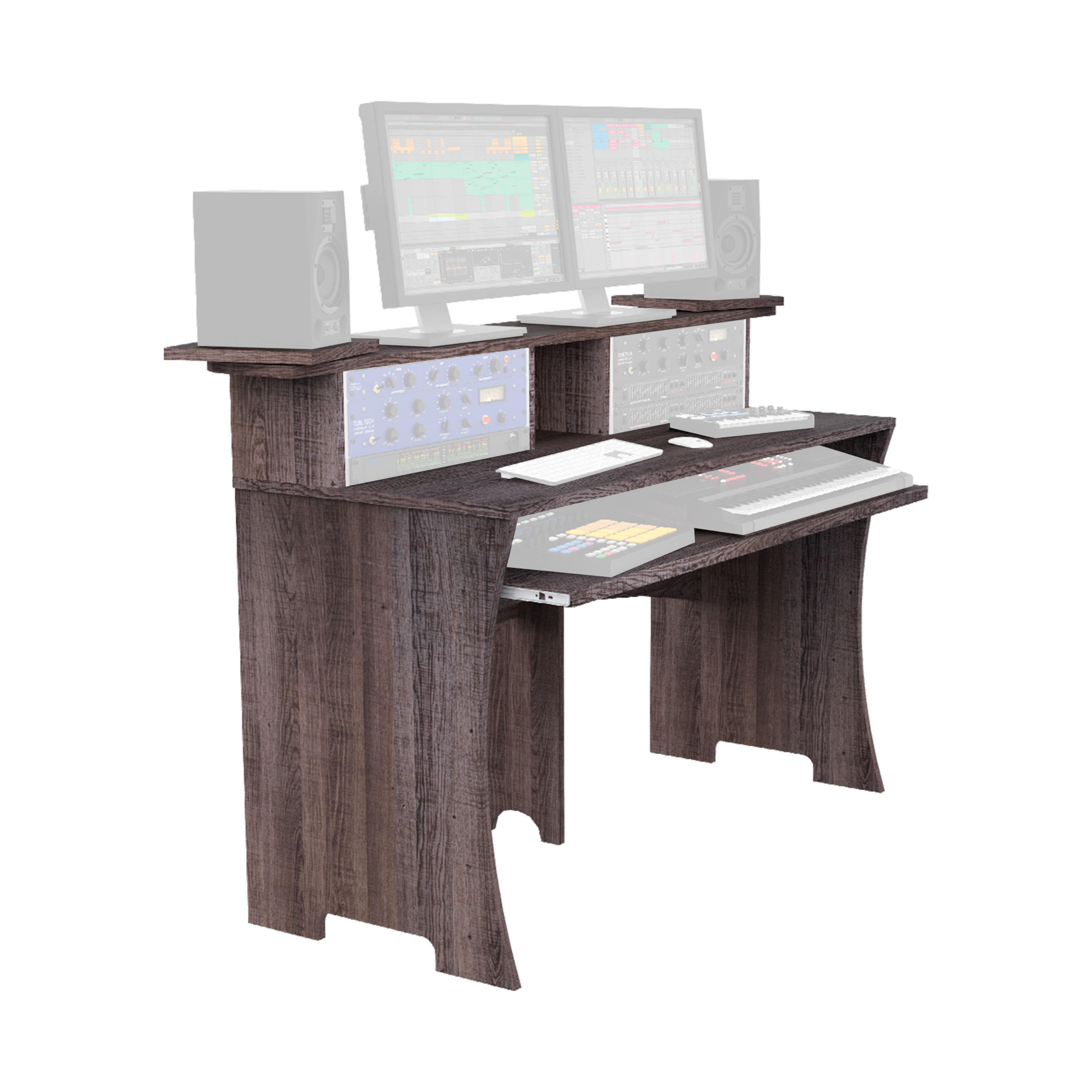 Glorious DJ Workbench Driftwood - Meuble de studio SonoVente.com