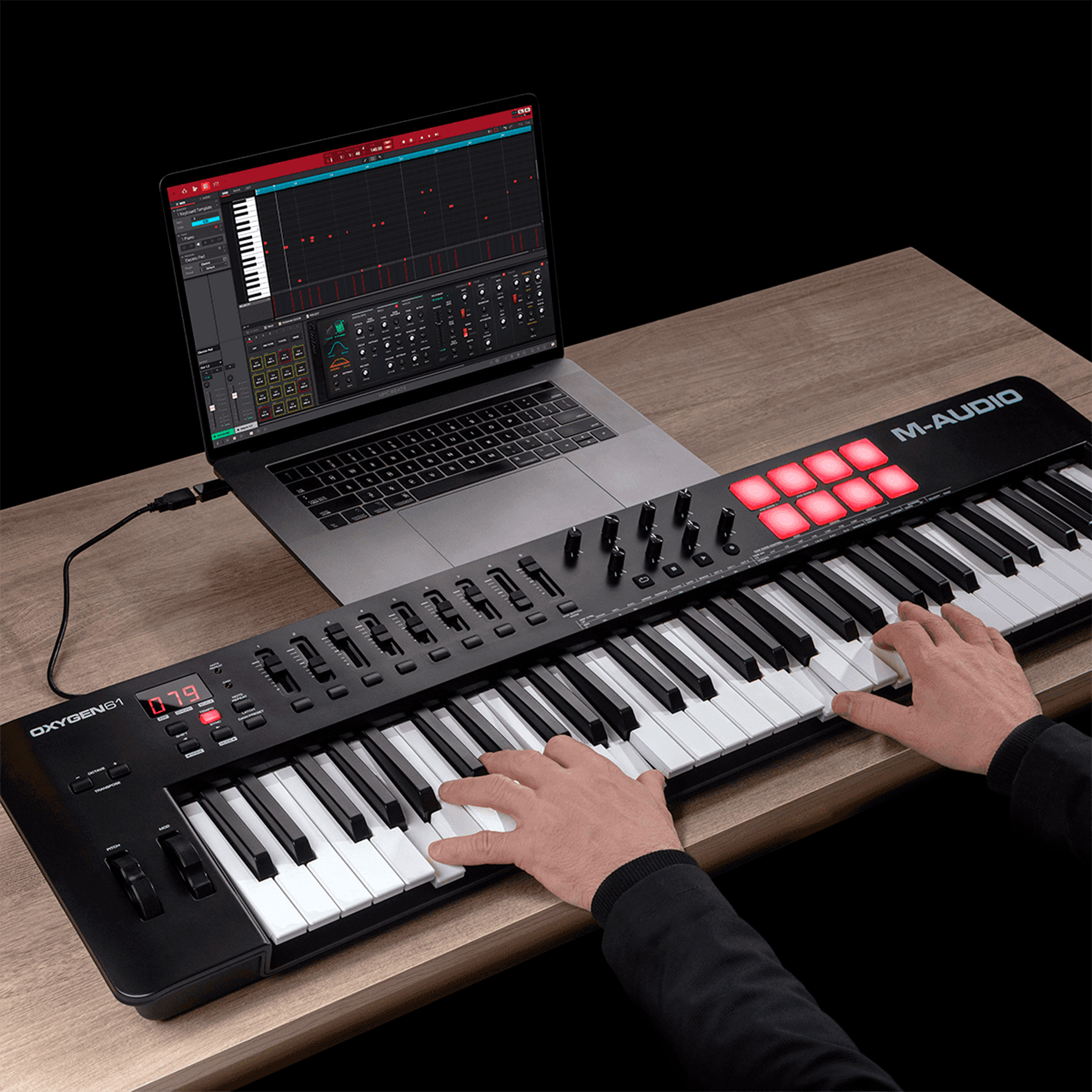 M AUDIO Oxygen 61 MkV - Clavier maître SonoVente.com