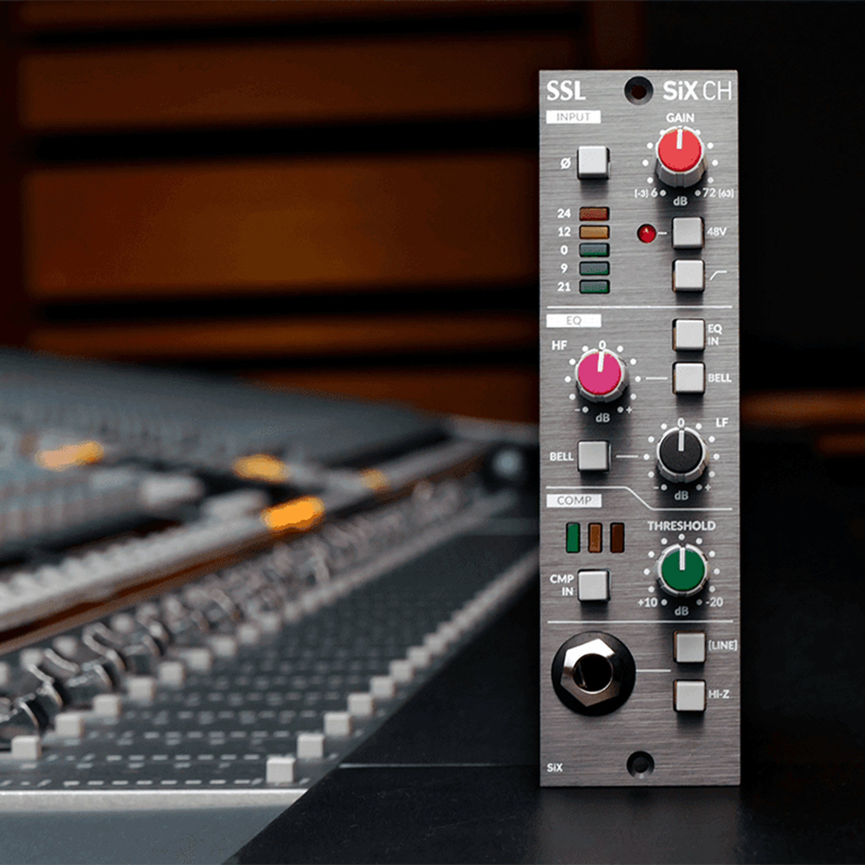SSL SiX Channel 500 - Tranche de console SonoVente.com