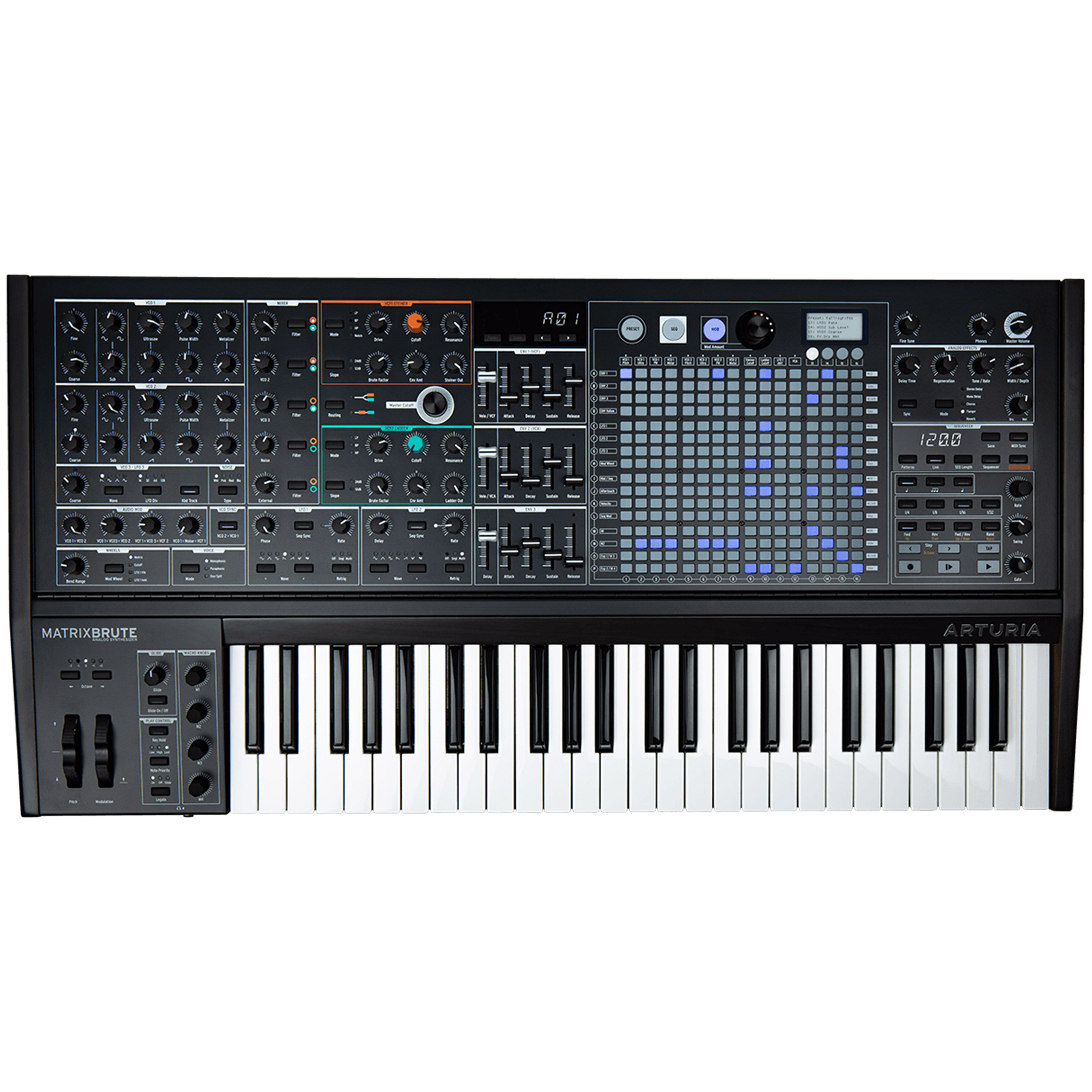 MatrixBrute Noir Edition - Synthétiseur Arturia SonoVente.com