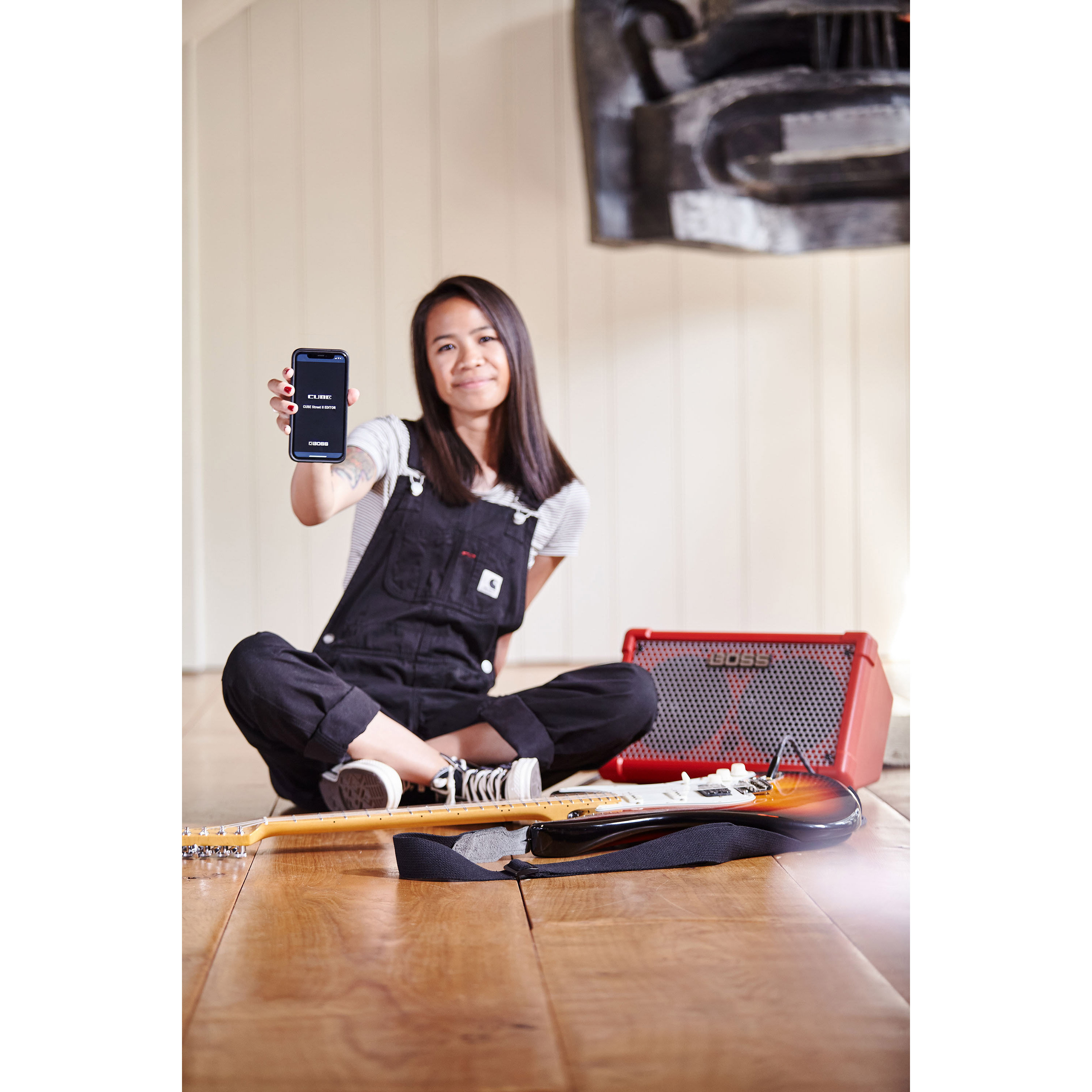 Boss CUBE Street II - Red - Combo guitare électrique SonoVente.com