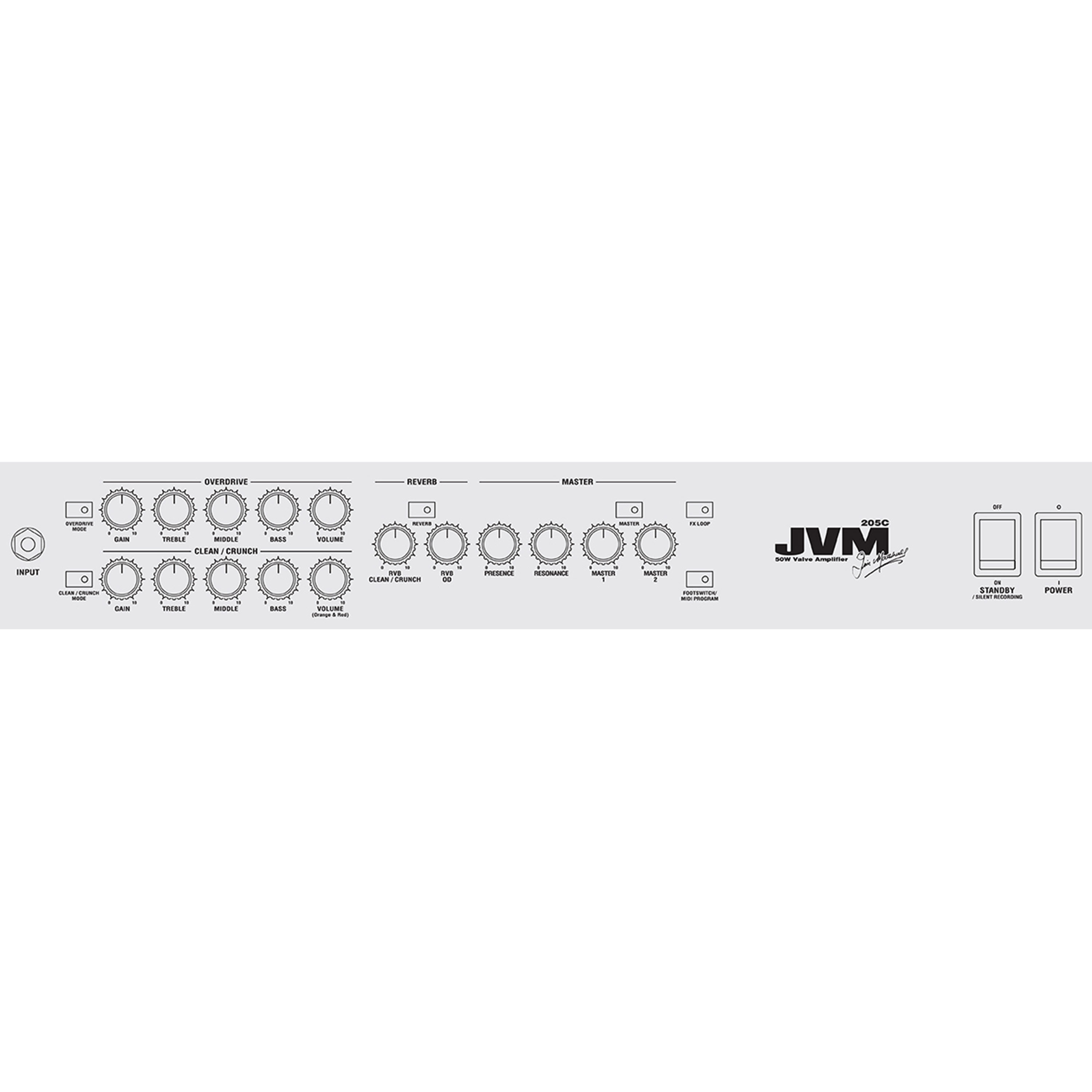 Marshall JVM205C - Combo guitare électrique SonoVente.com