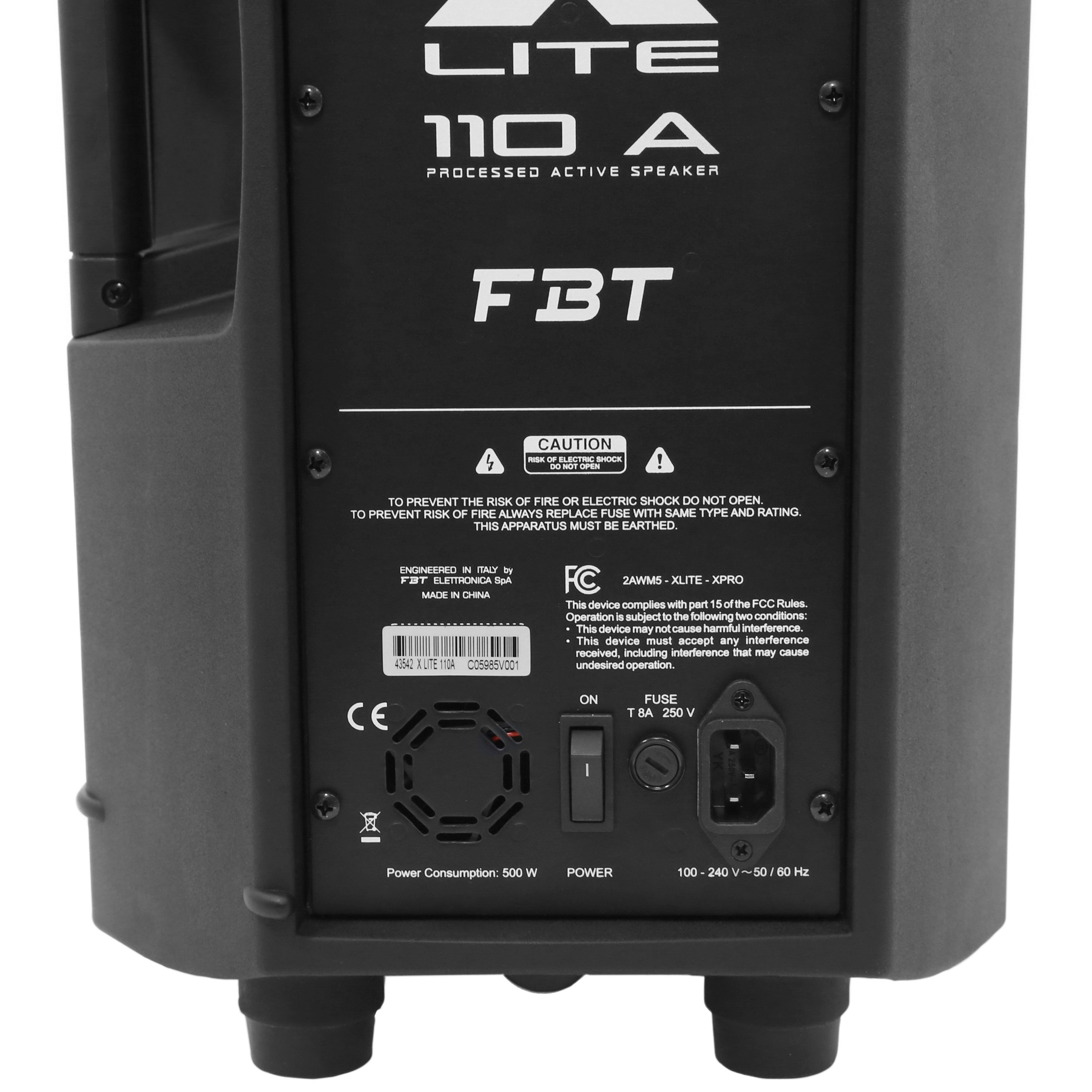 FBT X-Lite 110A - Enceinte amplifiée SonoVente.com
