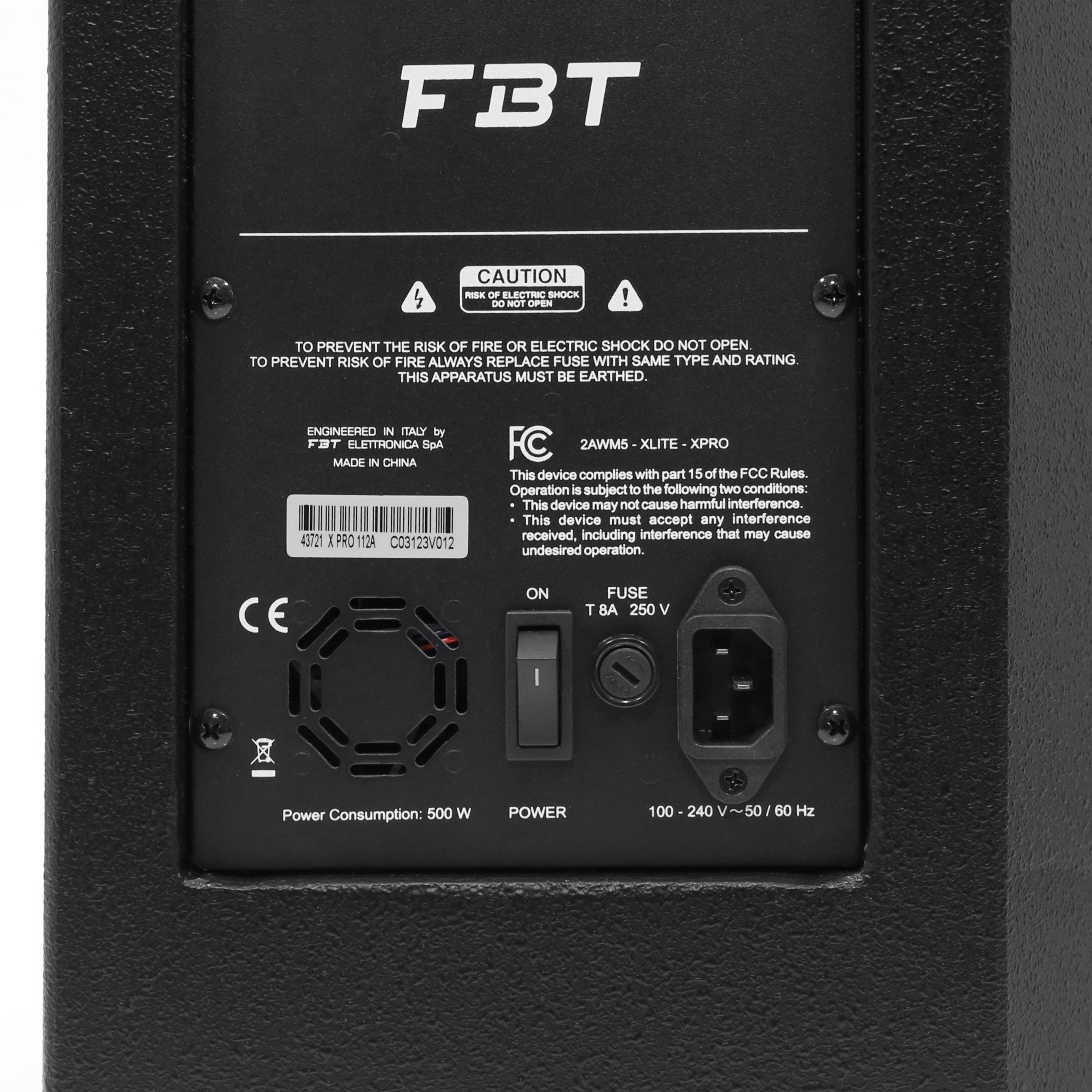 FBT X-Pro 112A - Enceinte amplifiée SonoVente.com
