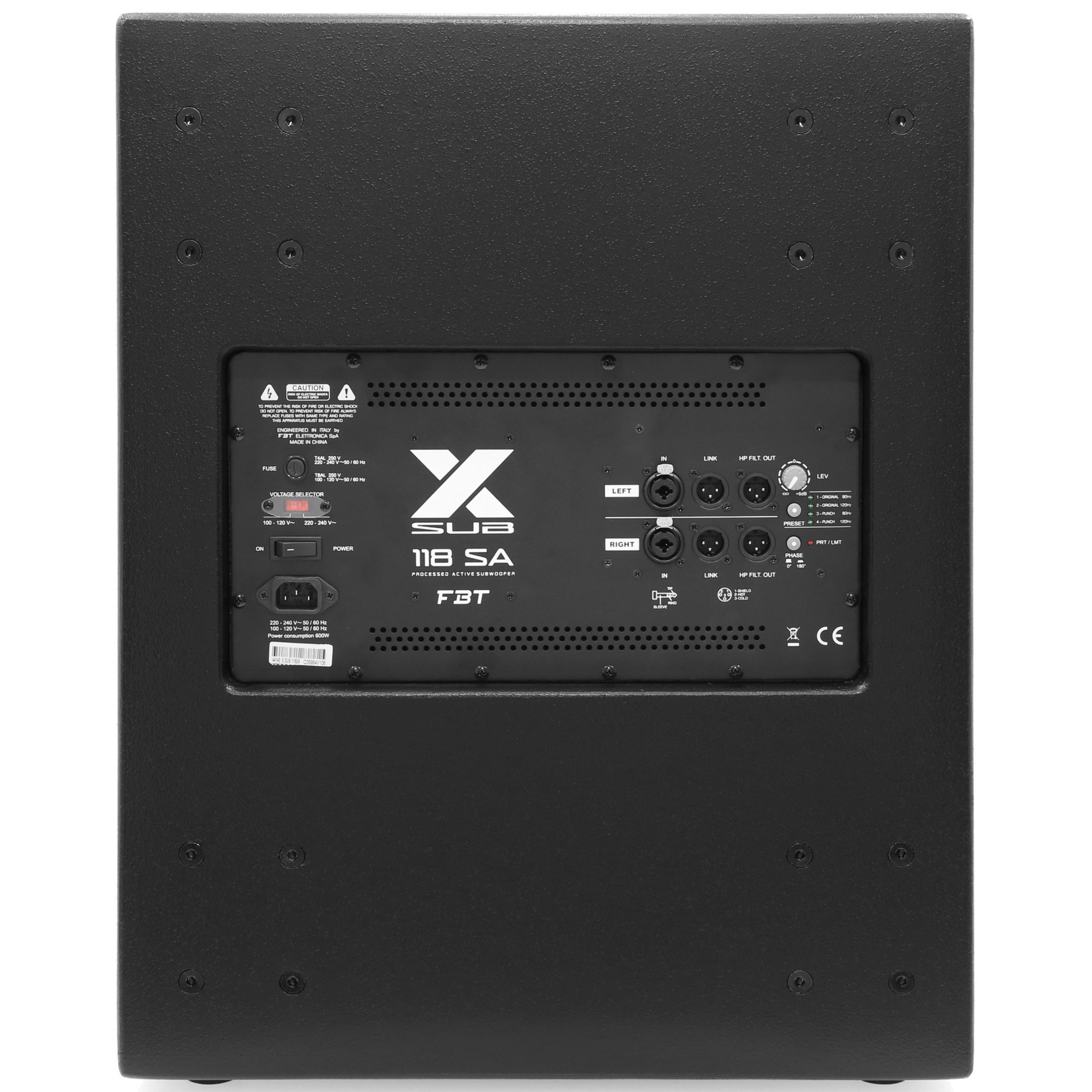 FBT X-Sub 118SA - Caisson de basses SonoVente.com