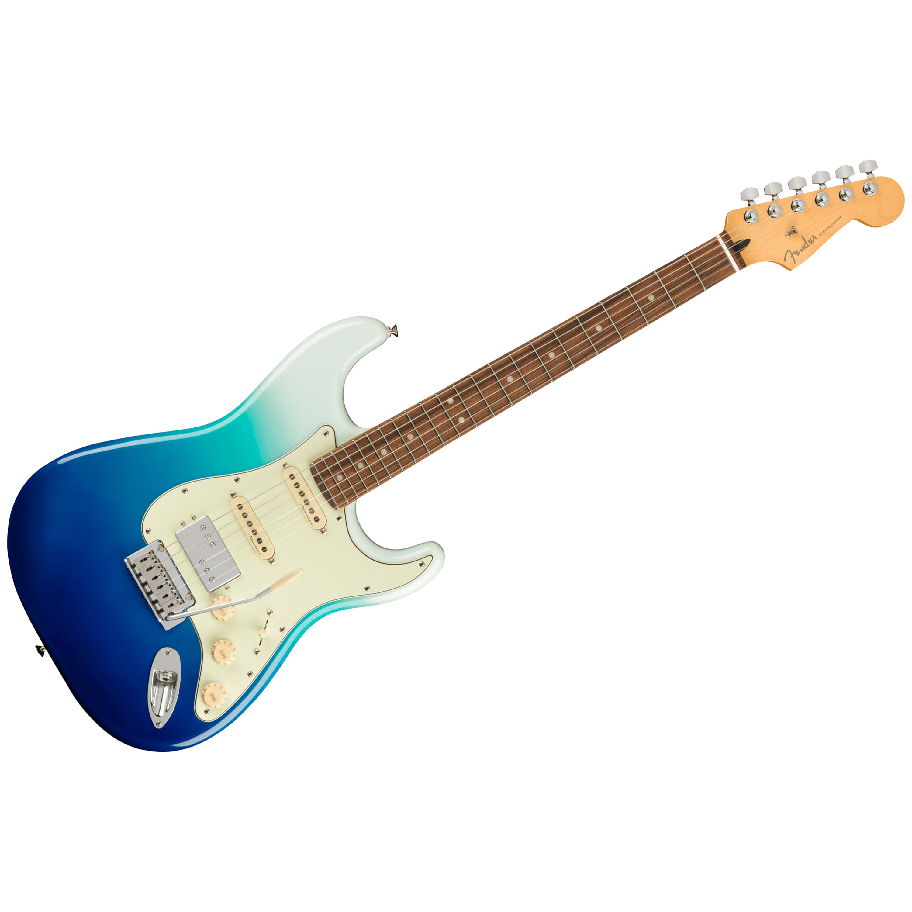 Fender Player Plus Stratocaster HSS PF Belair Blue - Guitare forme ST ...