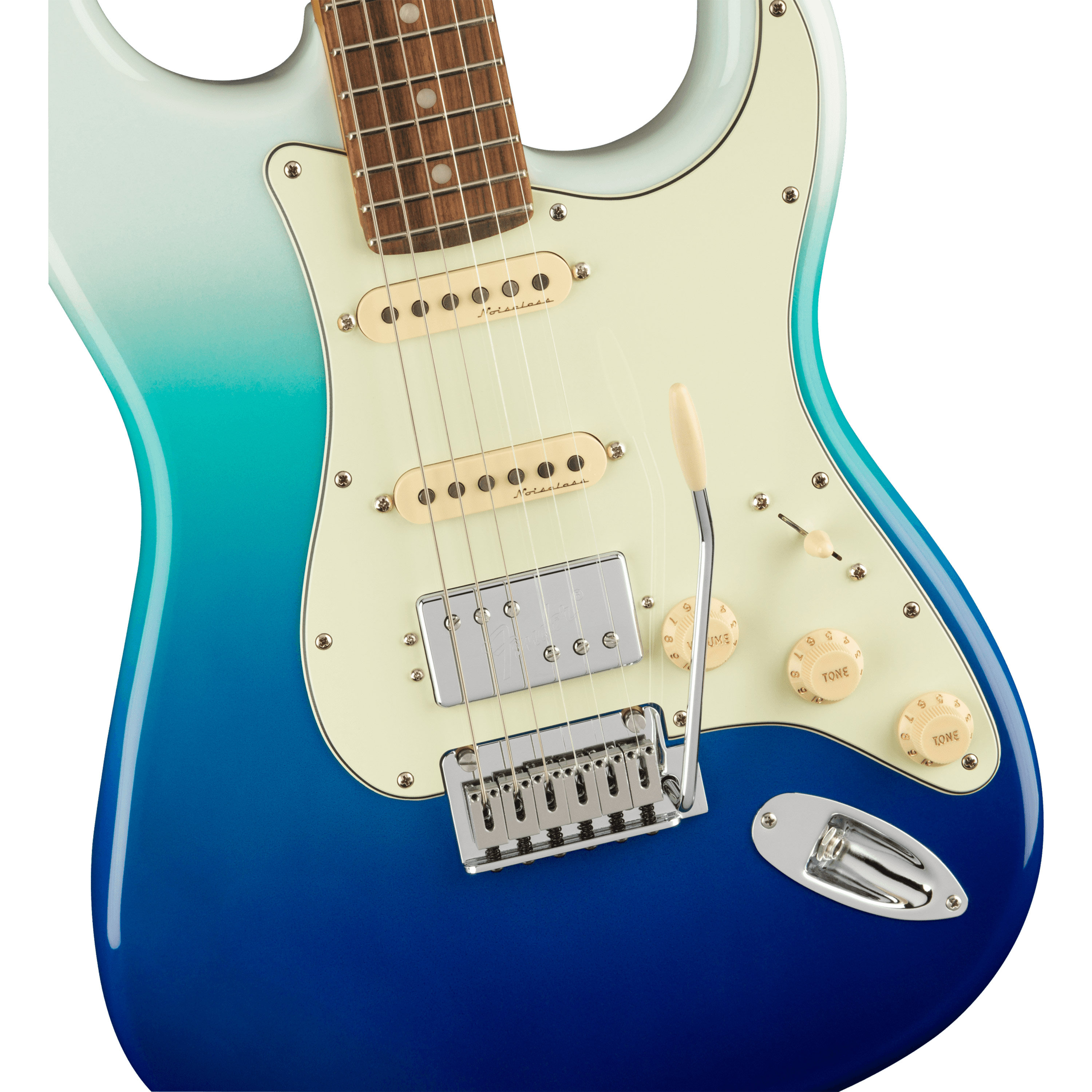 Fender Player Plus Stratocaster HSS PF Belair Blue - Guitare forme ST ...