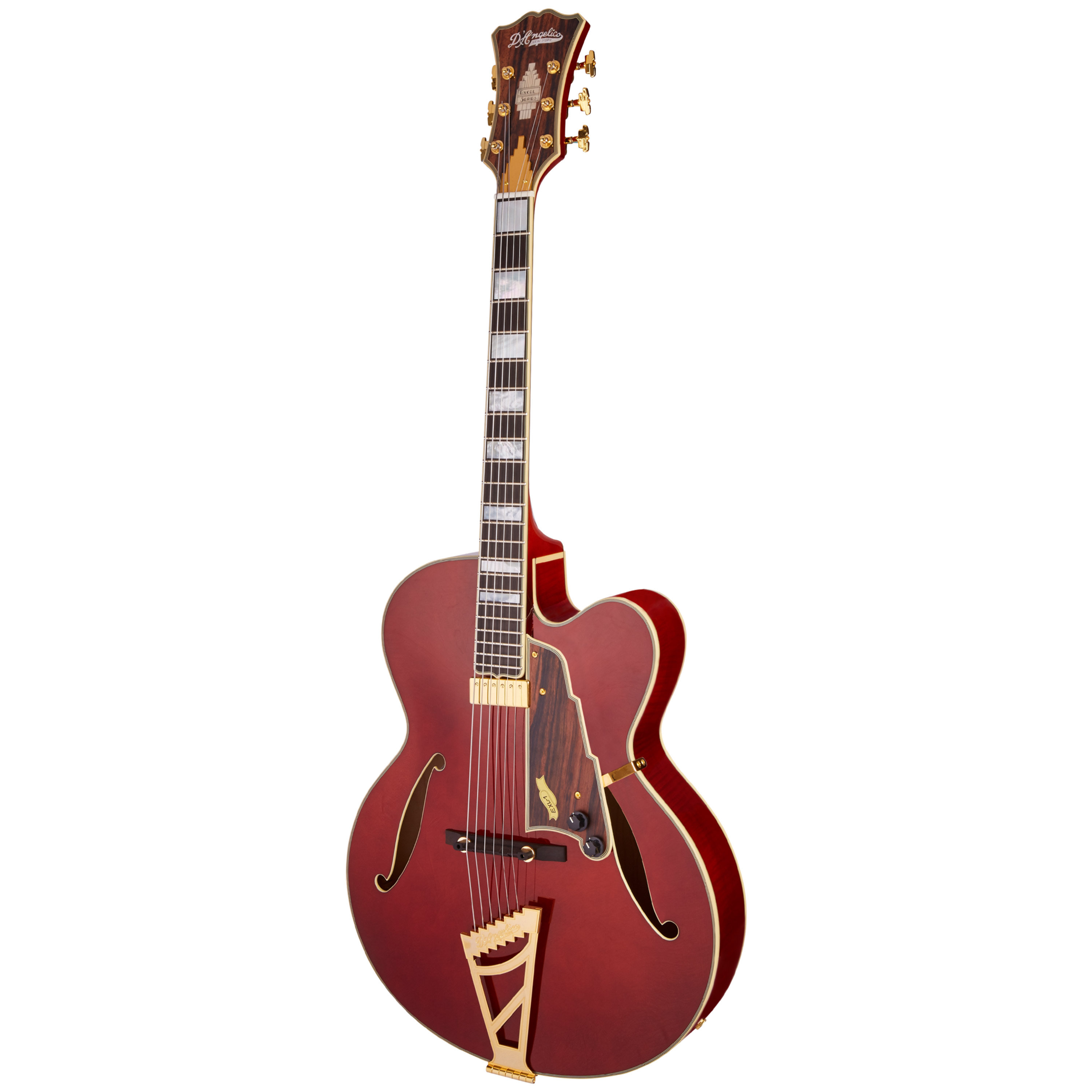 D'Angelico Excel EXL-1 Throwback Viola - Guitare hollow body SonoVente.com