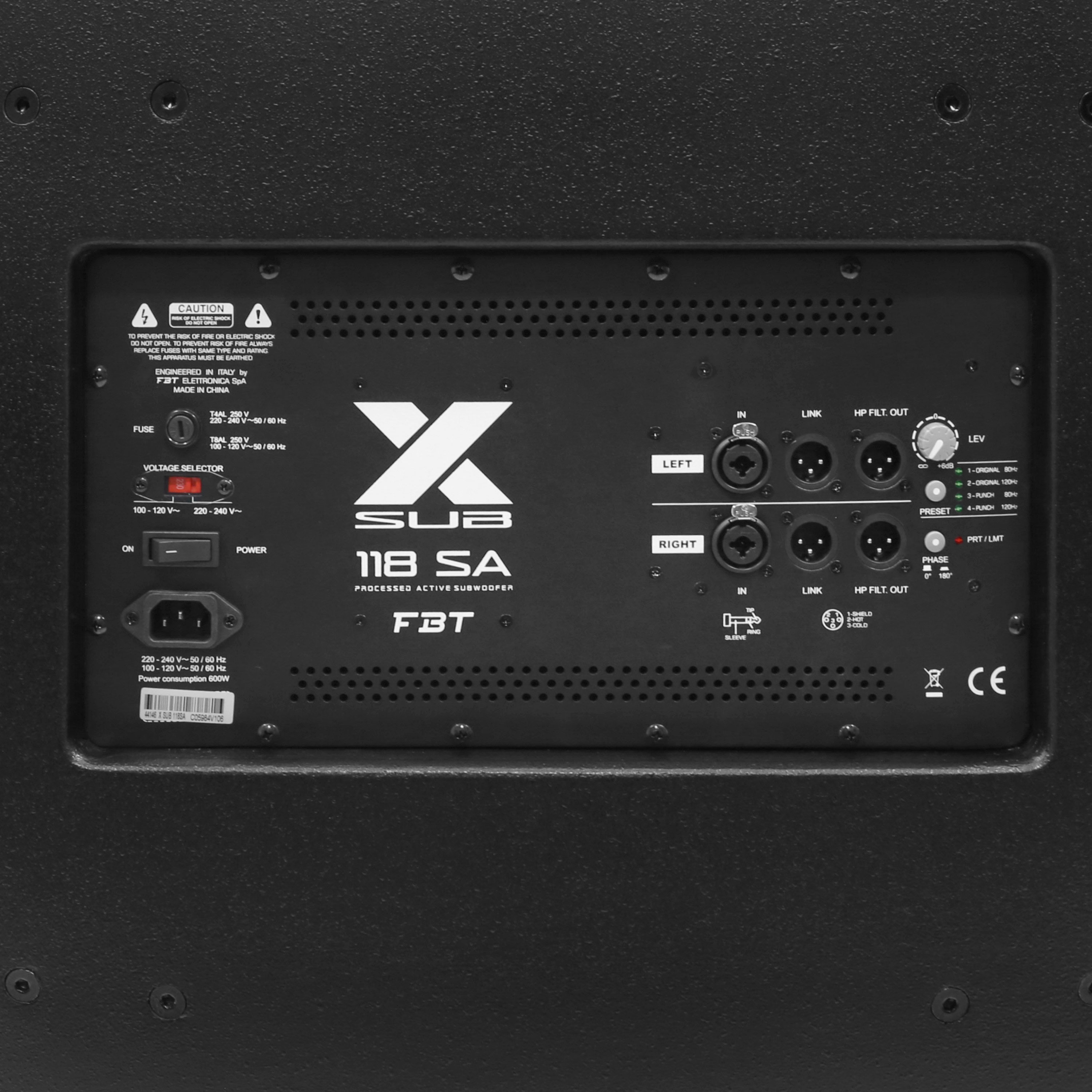 FBT Pack X-PRO 115A (la paire) + X-SUB 118SA + Covers - Pack enceintes ...