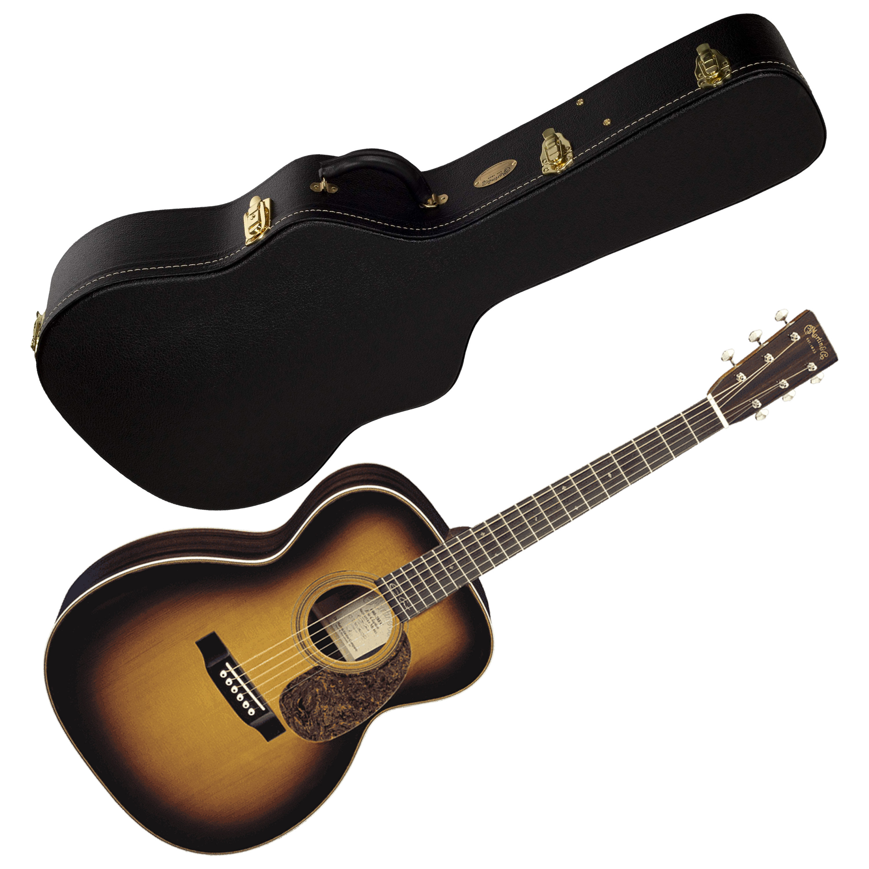 Martin Guitars 000-28EC-SUB 1935 Custom Eric Clapton Sunburst + étui ...