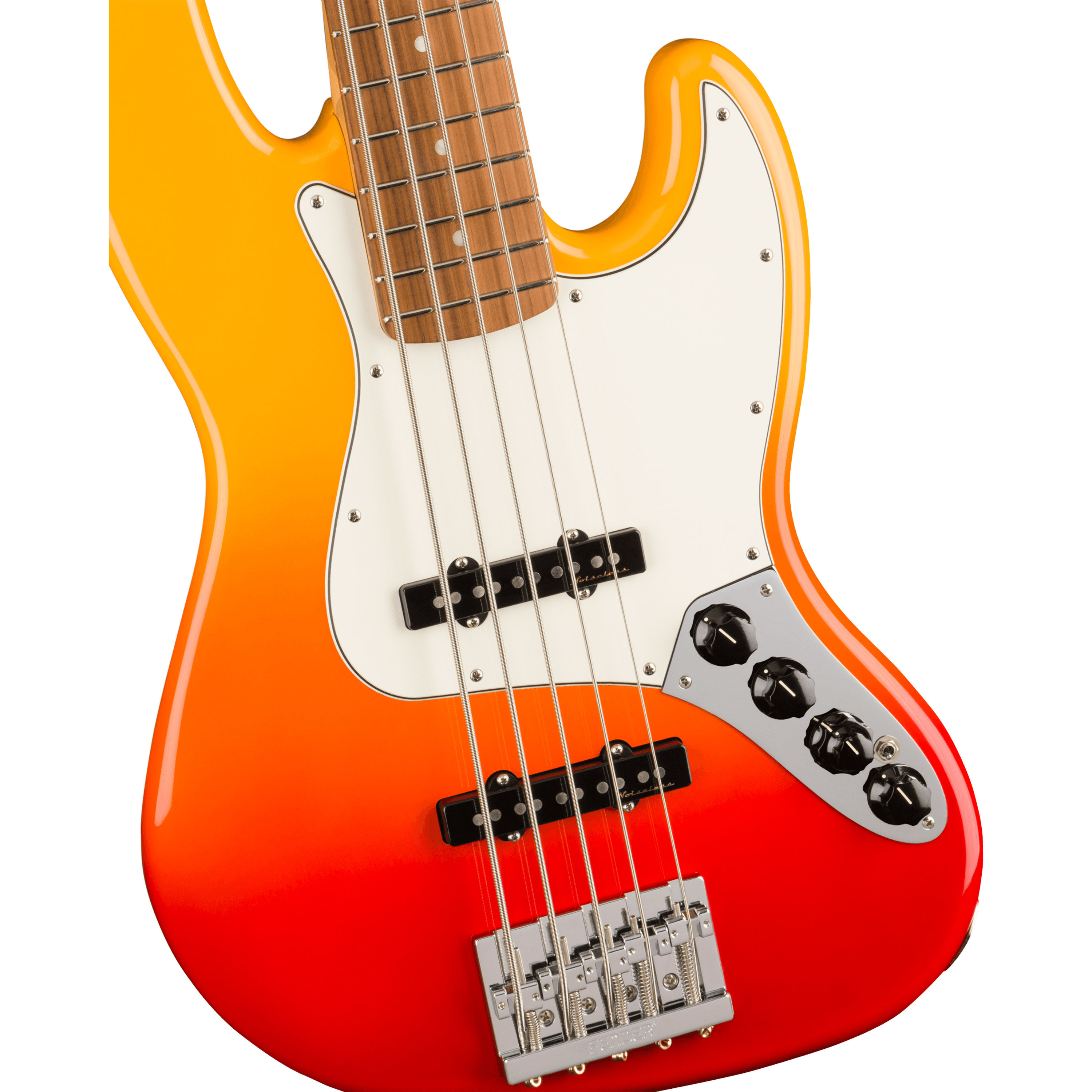 Fender Player Plus Jazz Bass V PF Tequila Sunrise - Basse électrique ...