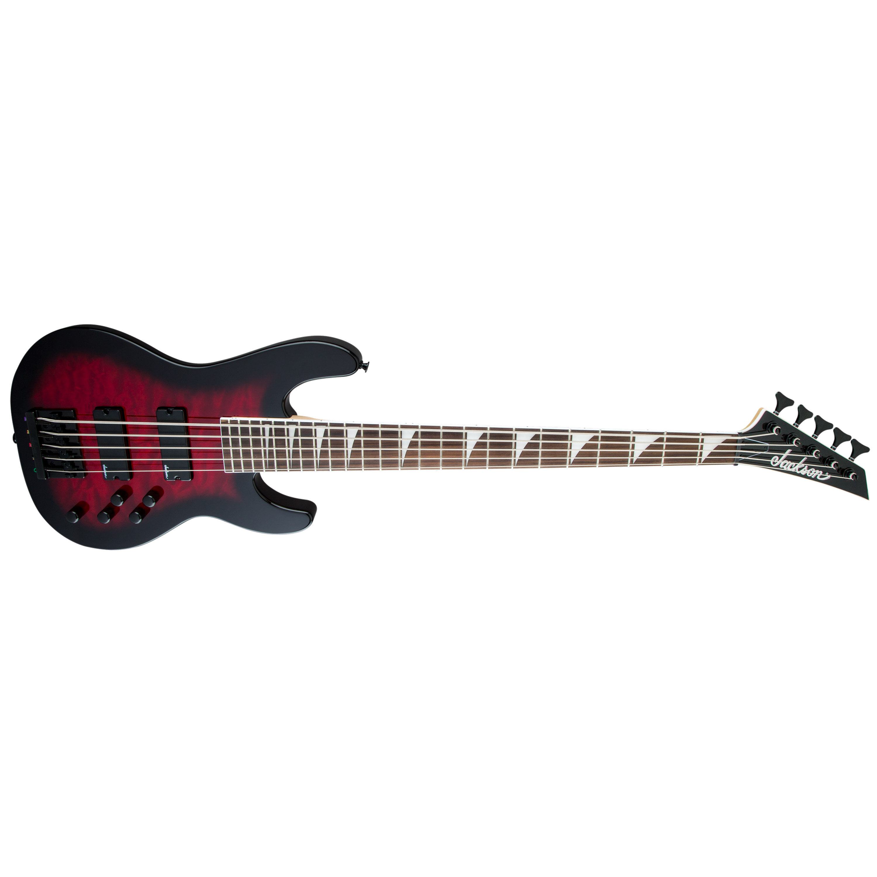 Jackson JS Series Concert Bass JS3V Transparent Red Burst - Basse ...