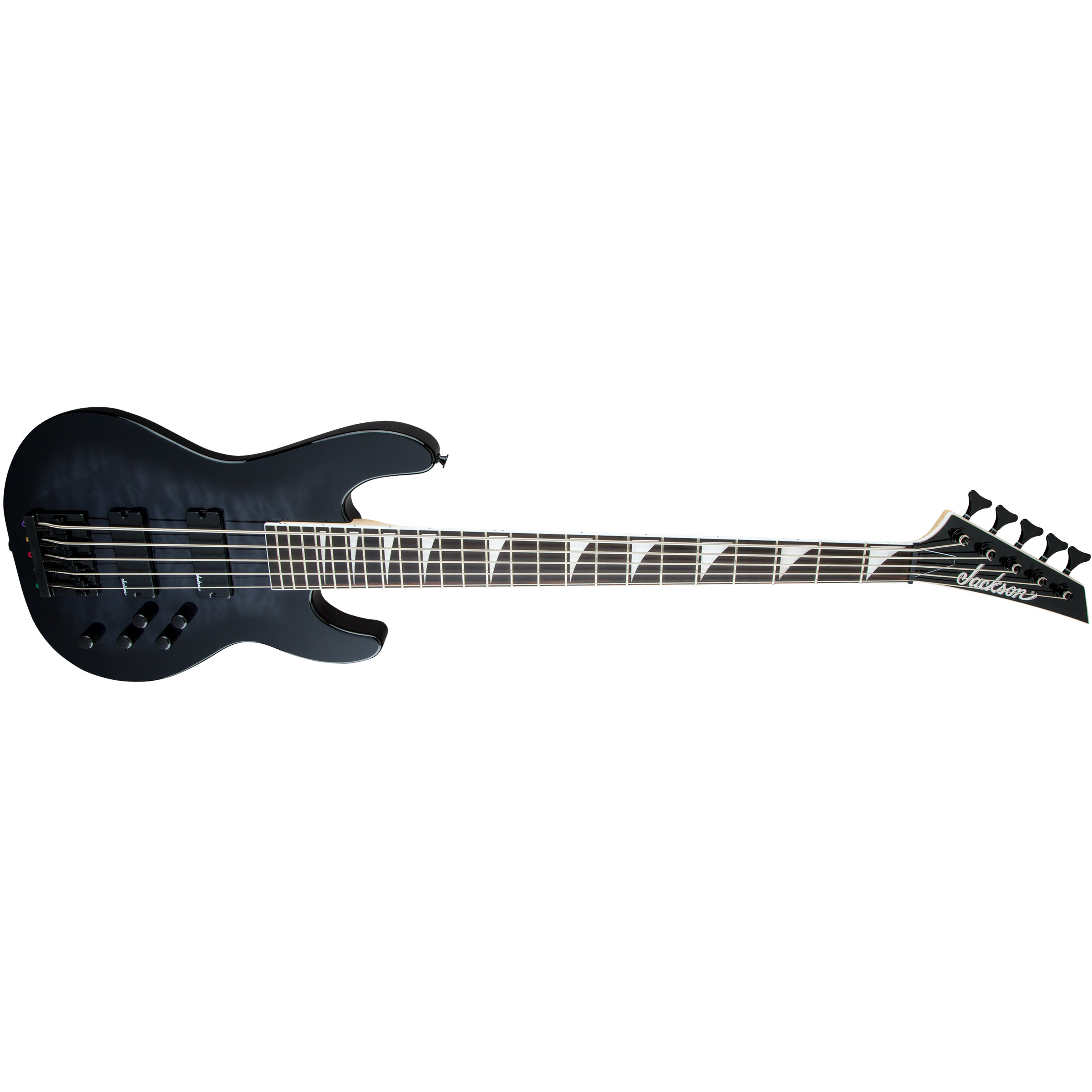 Jackson JS Series Concert Bass JS3VQ Transparent Black Burst - Basse ...