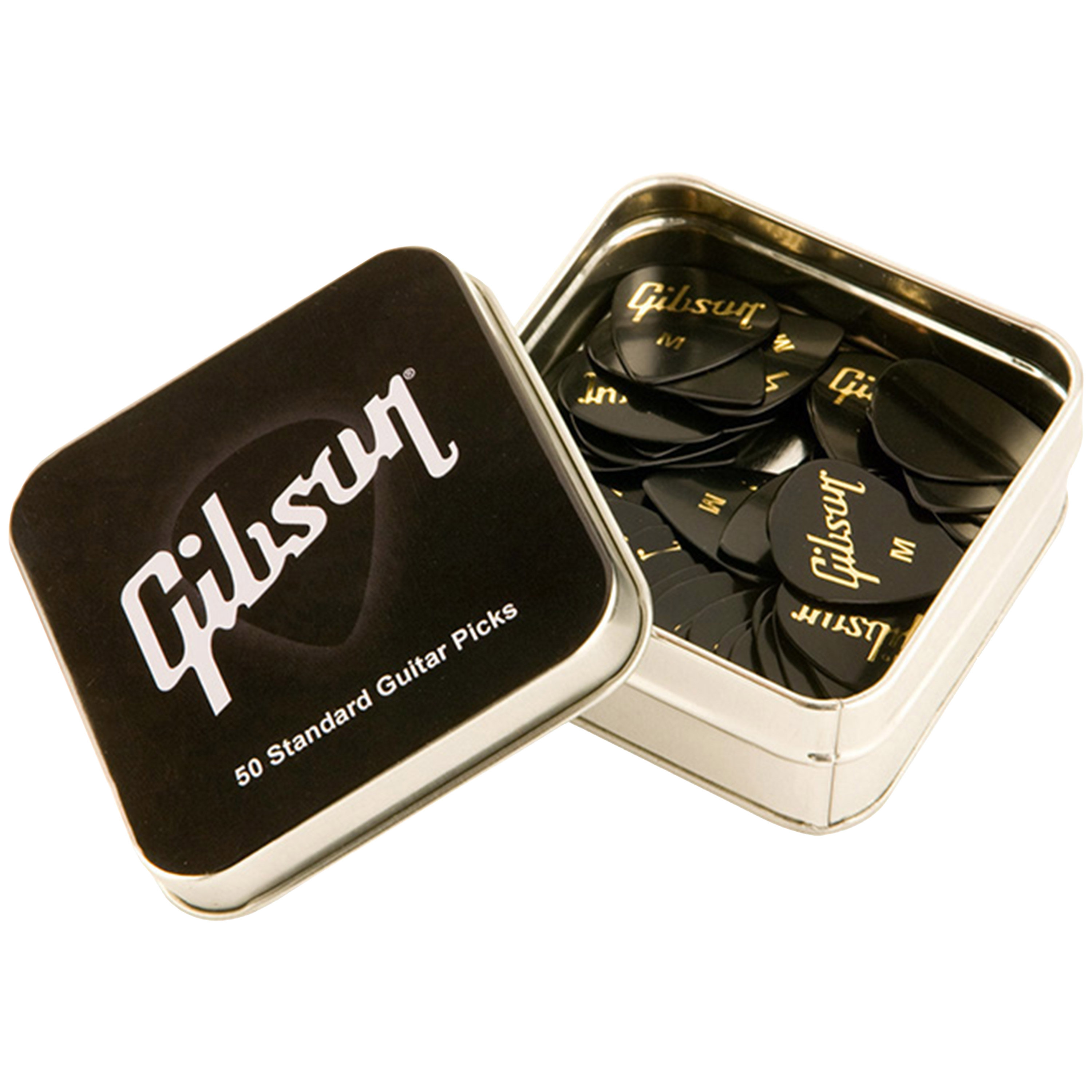 Gibson Standard Pick Tin Médium (50 pcs) - Plectros SonoVente.com - es