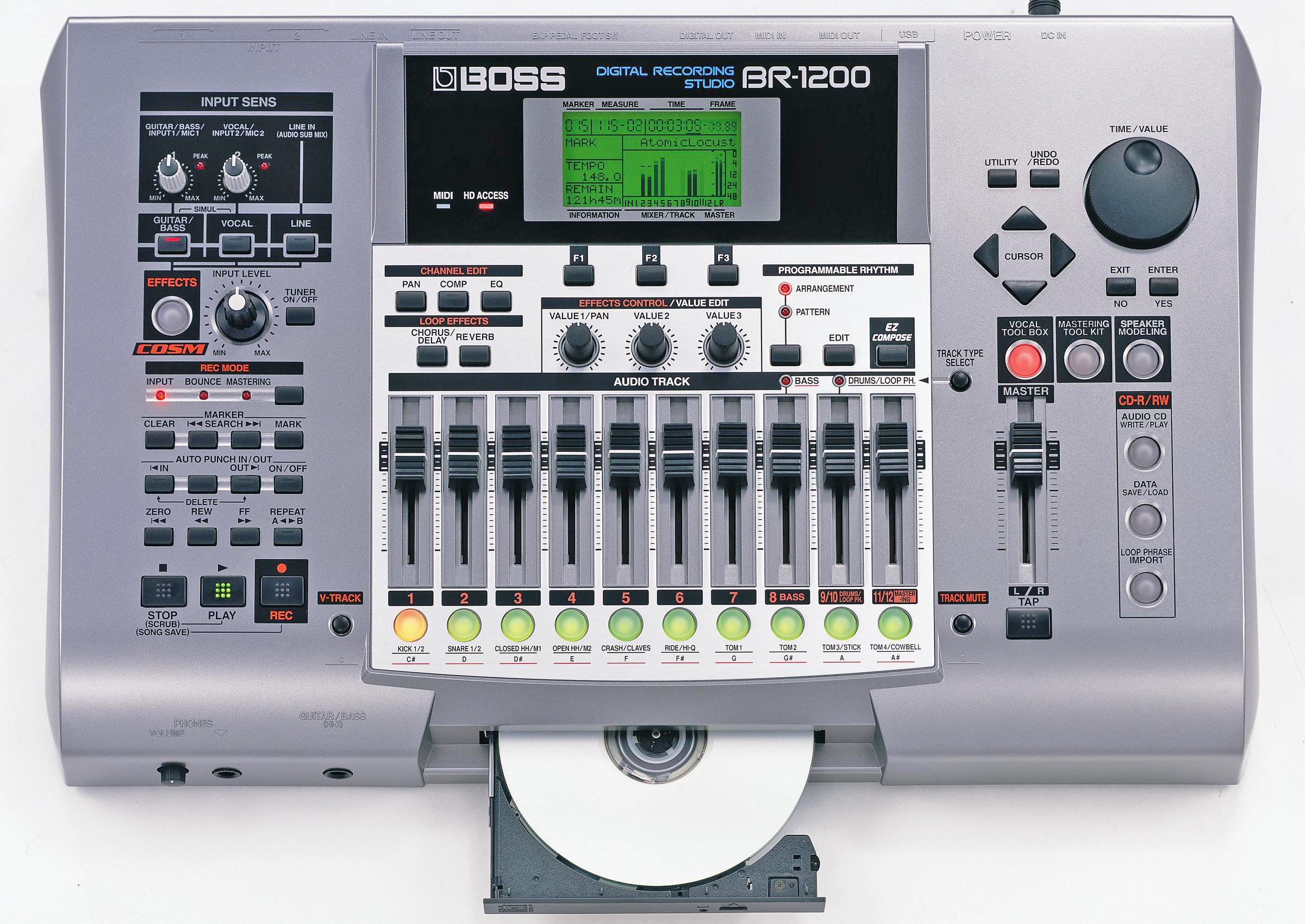 Boss BR 1200 CD ****** - Studio portable SonoVente.com