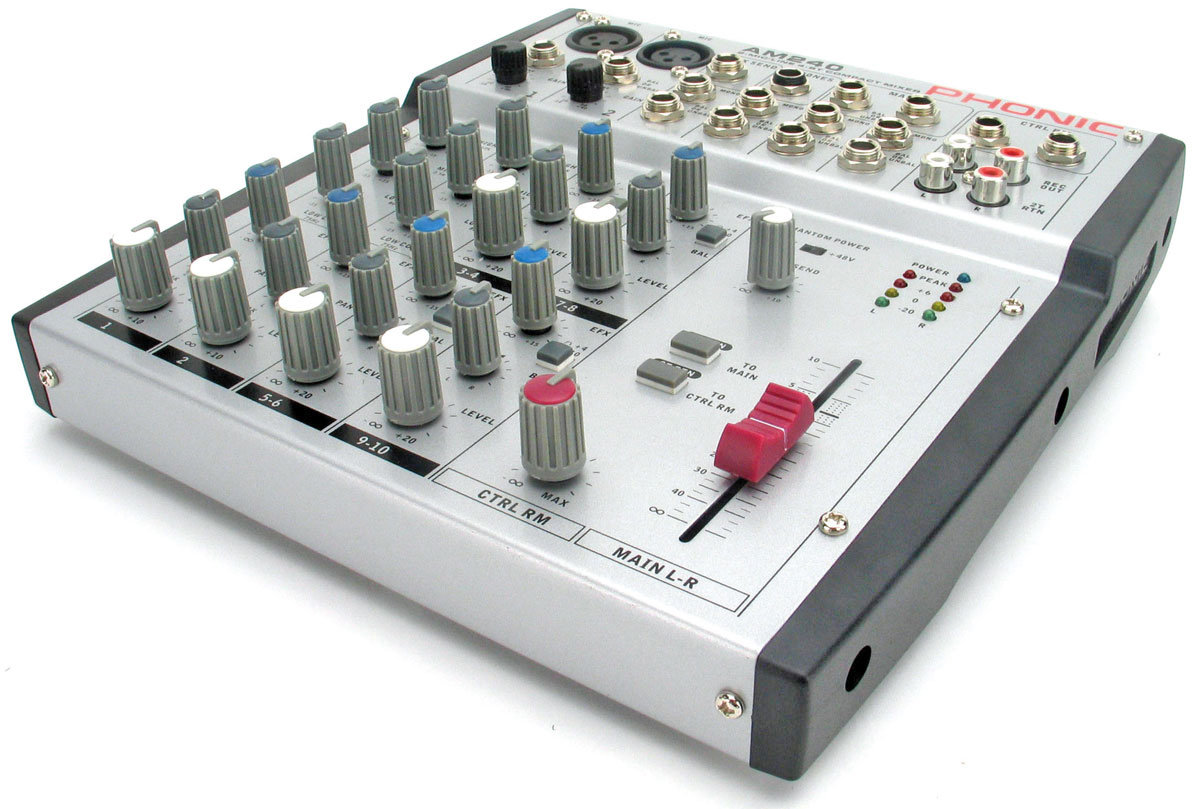 Phonic AM 240 - Console de mixage analogique SonoVente.com