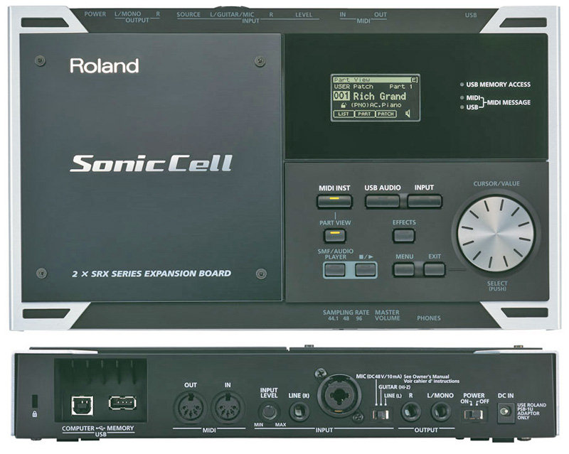 Roland SONIC CELL - Rack synthétiseur SonoVente.com
