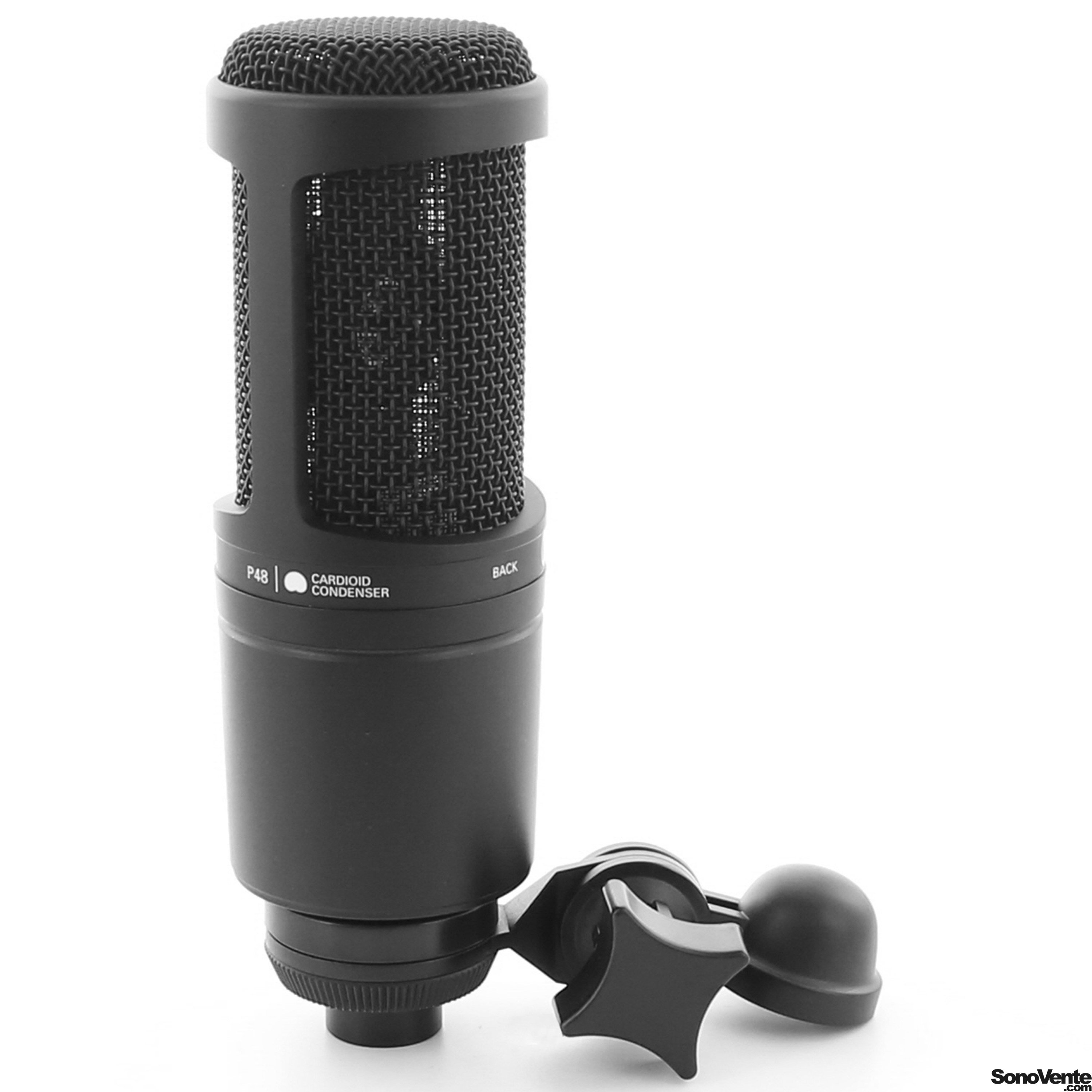 Audio Technica AT2020 : Micro cardioïde à condensateur- SonoVente.com