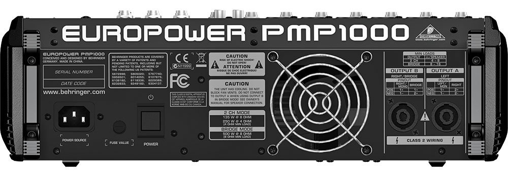 Behringer PMP1000 EUROPOWER - Console de mixage analogique SonoVente.com