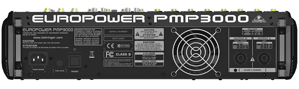 Behringer PMP 3000 - Console de mixage amplifiée SonoVente.com