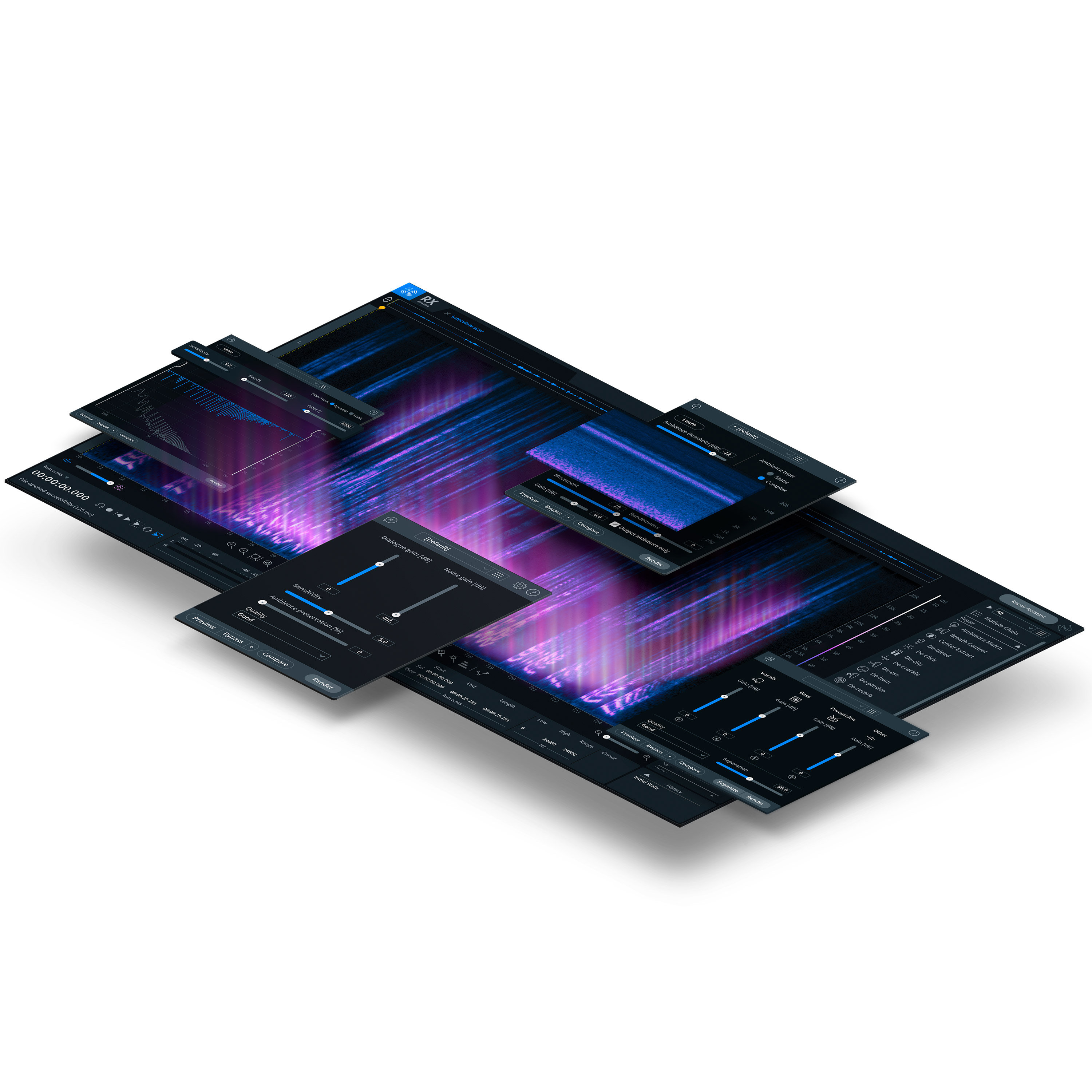 Izotope RX 9 Advanced - Logiciel plugins d'effets SonoVente.com