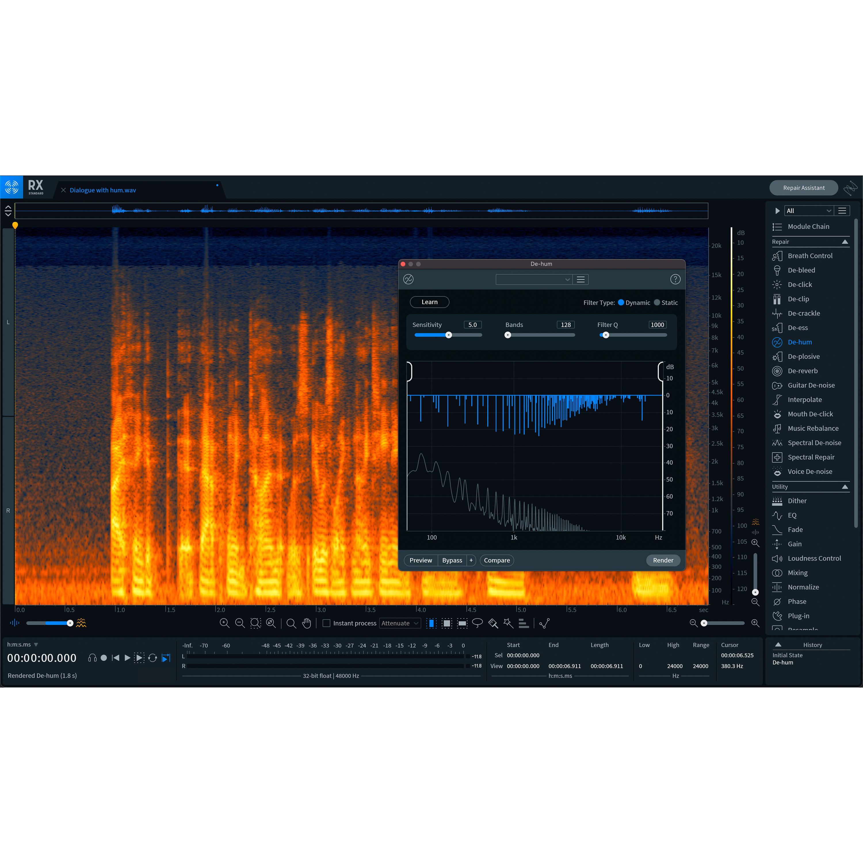 Izotope RX 9 Standard - Logiciel plugins d'effets SonoVente.com