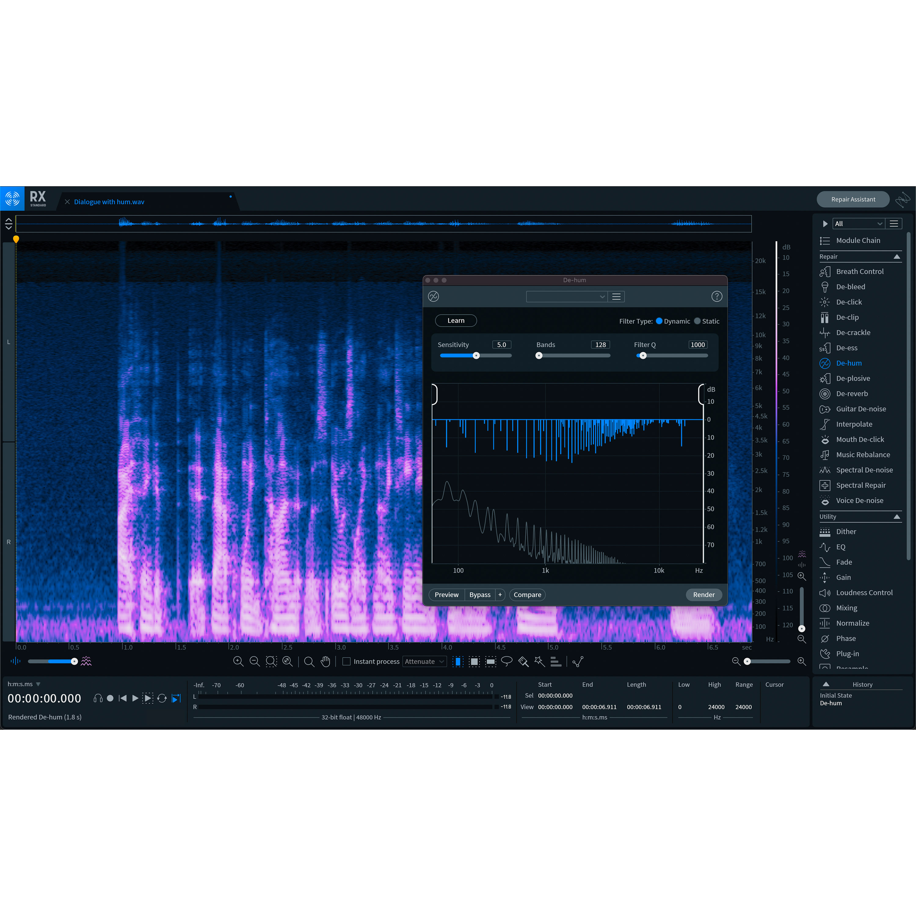 Izotope RX 9 Standard - Logiciel plugins d'effets SonoVente.com