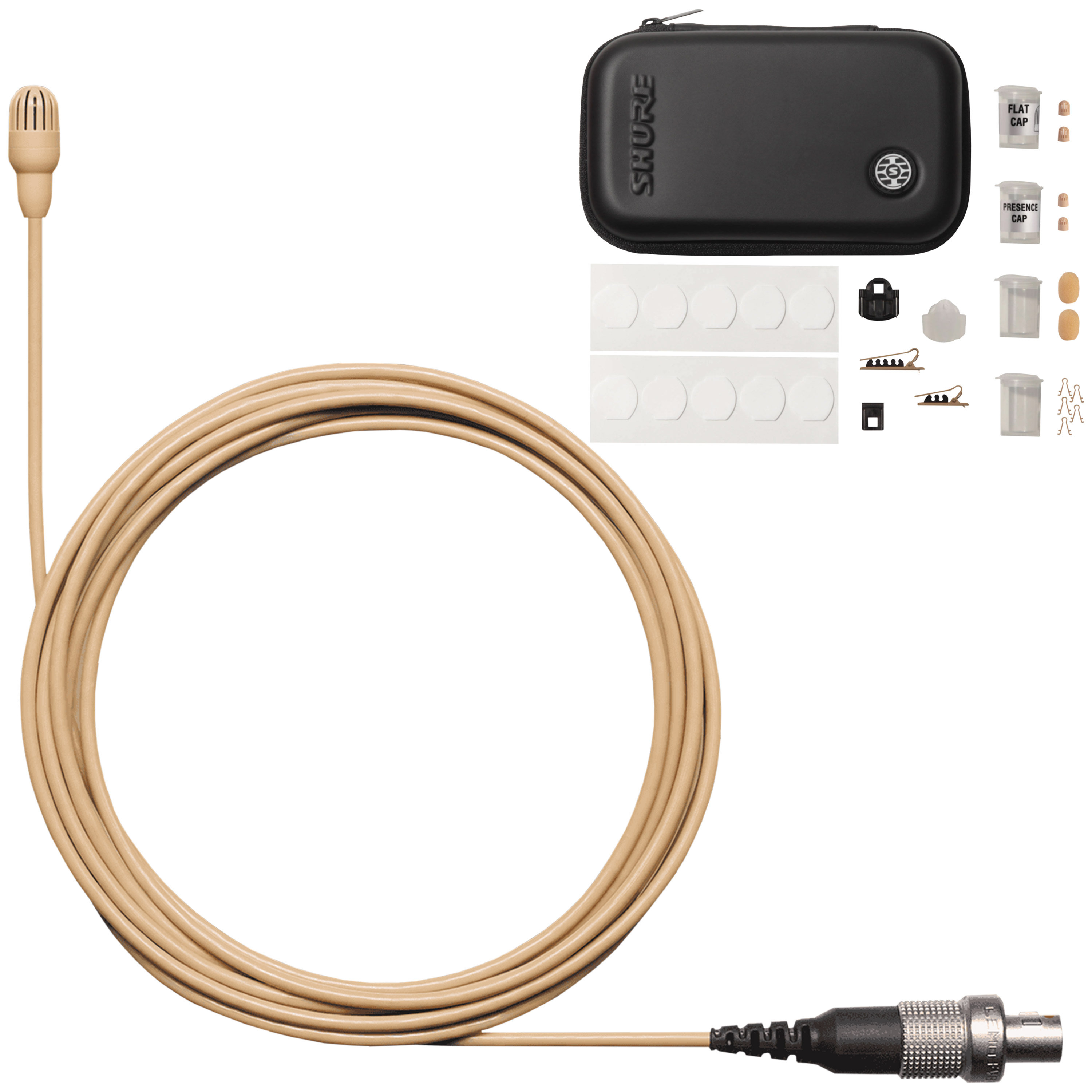 Shure TL47T/O LEMO A Tan TwinPlex + Accessoires - Micro chant SonoVente.com