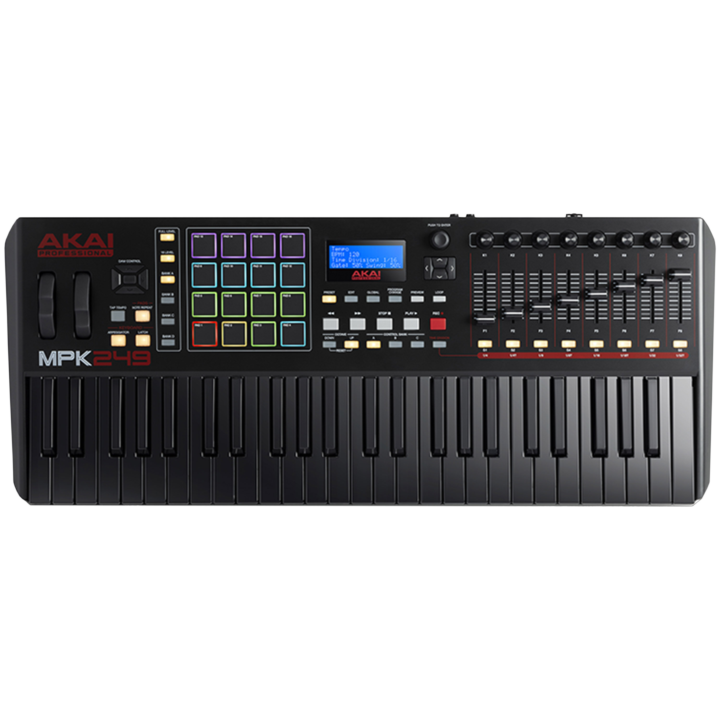 Akai MPK 249 BK - Clavier maître SonoVente.com