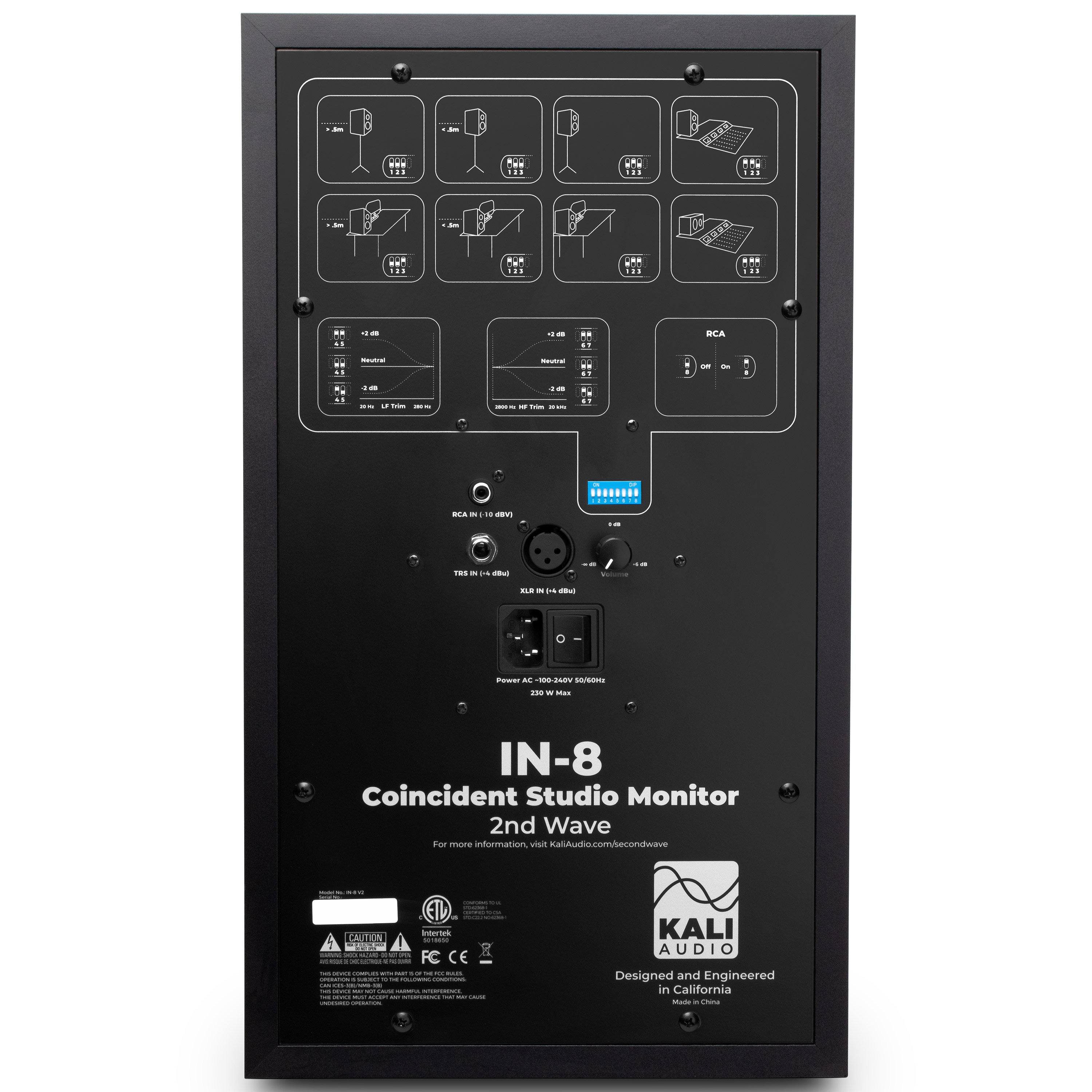 Kali Audio IN-8 2nd Wave - Monitorluidspreker SonoVente.com - nl