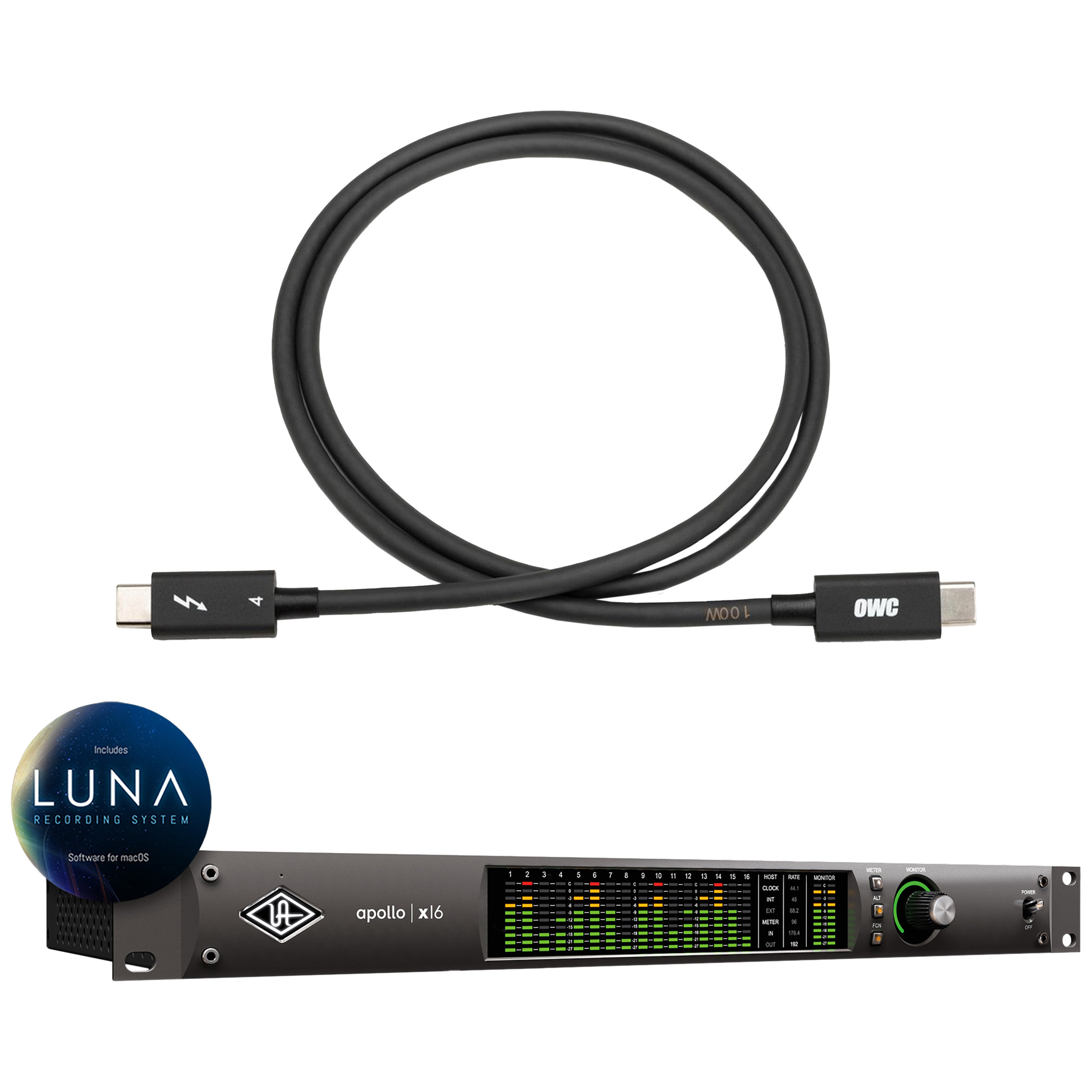 Universal Audio Bundle Apollo x16 Heritage Edition + câble Thunderbolt ...