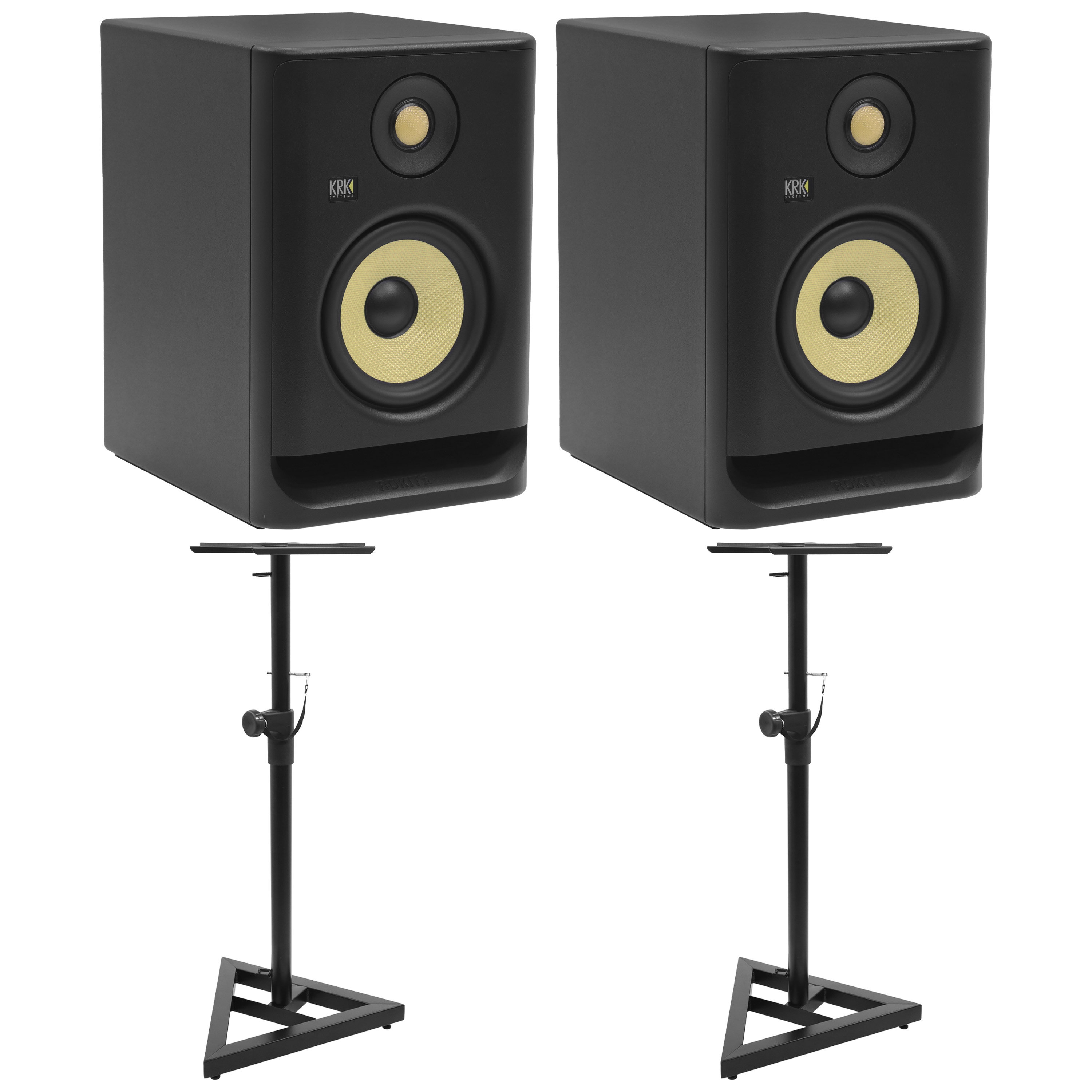 Krk Rokit RP5 G4 + Stands (La Paire) - Pack Enceintes + Accessoires ...