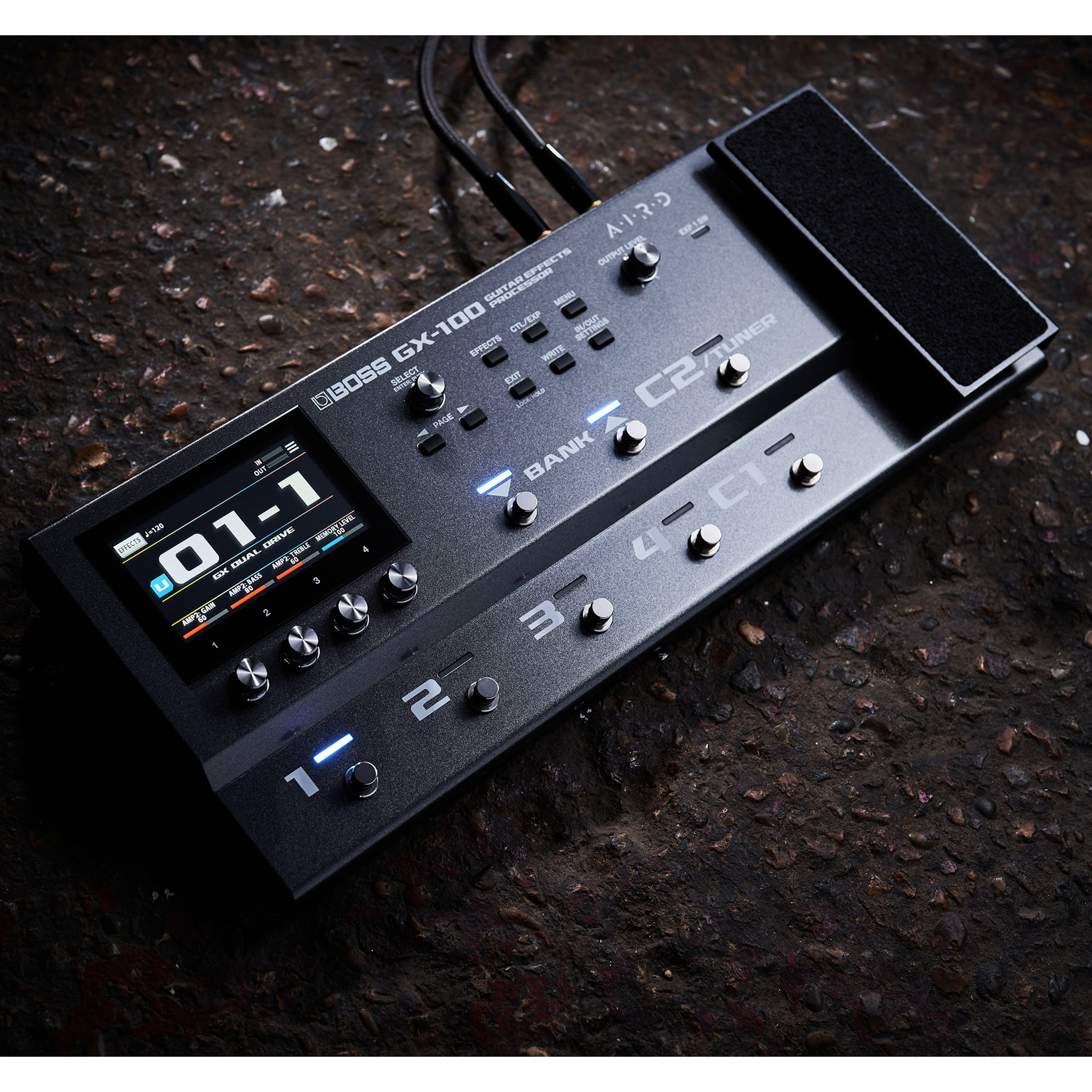 Boss GX100 : Effets Guitare Electrique Boss GX-100 - SonoVente.com