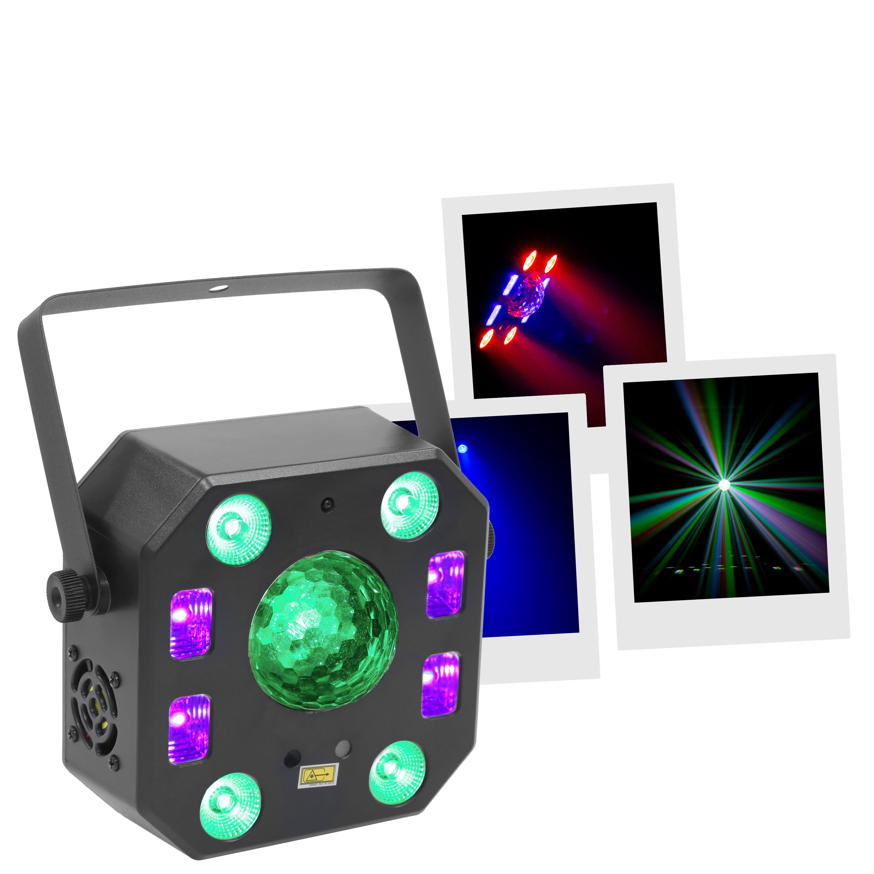 Laser Dj Projecteur Lumière LightShow 5FX - 5 Effets En 1 | DMX, Auto ...