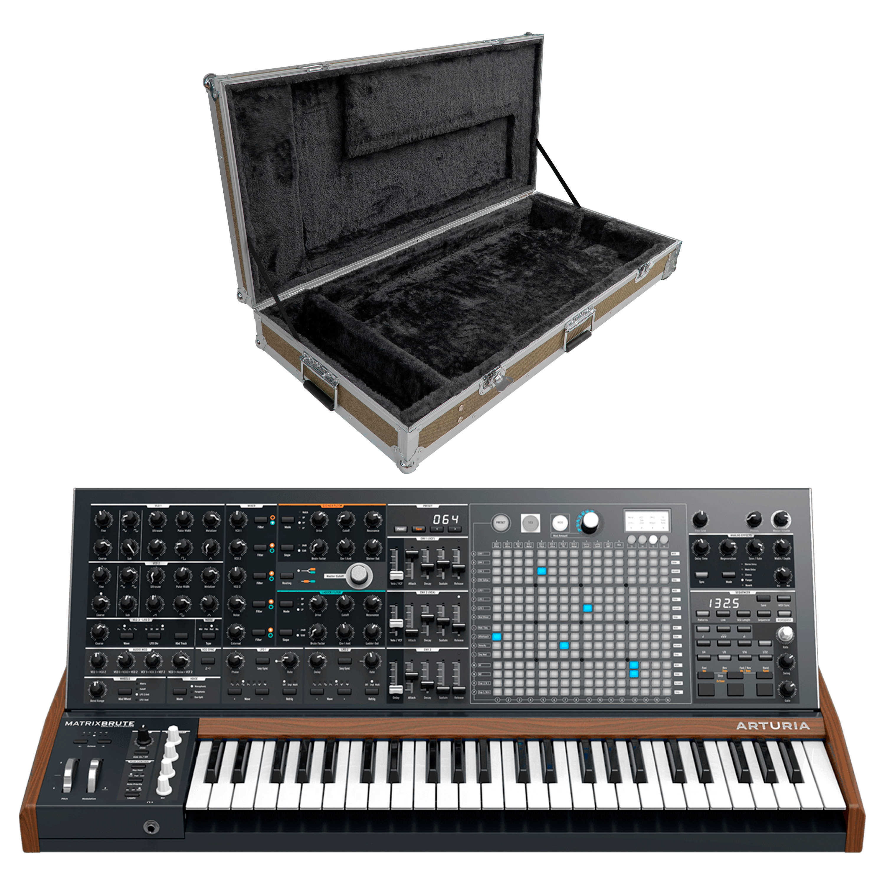 Arturia Pack Matrixbrute + Flight Case - Synthétiseur SonoVente.com