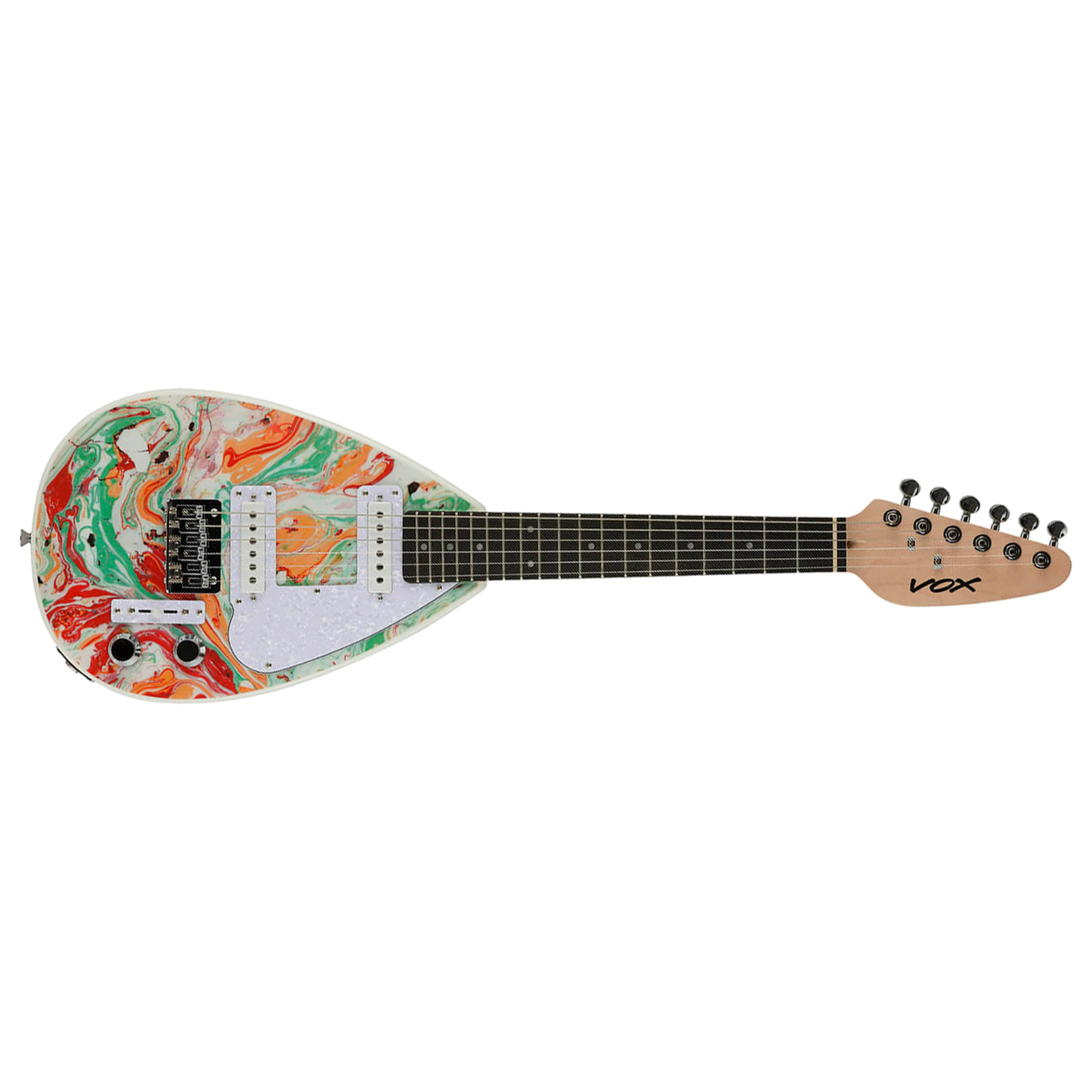 Vox Mark III Mini Teardrop Marble + housse - Travel Guitar SonoVente ...