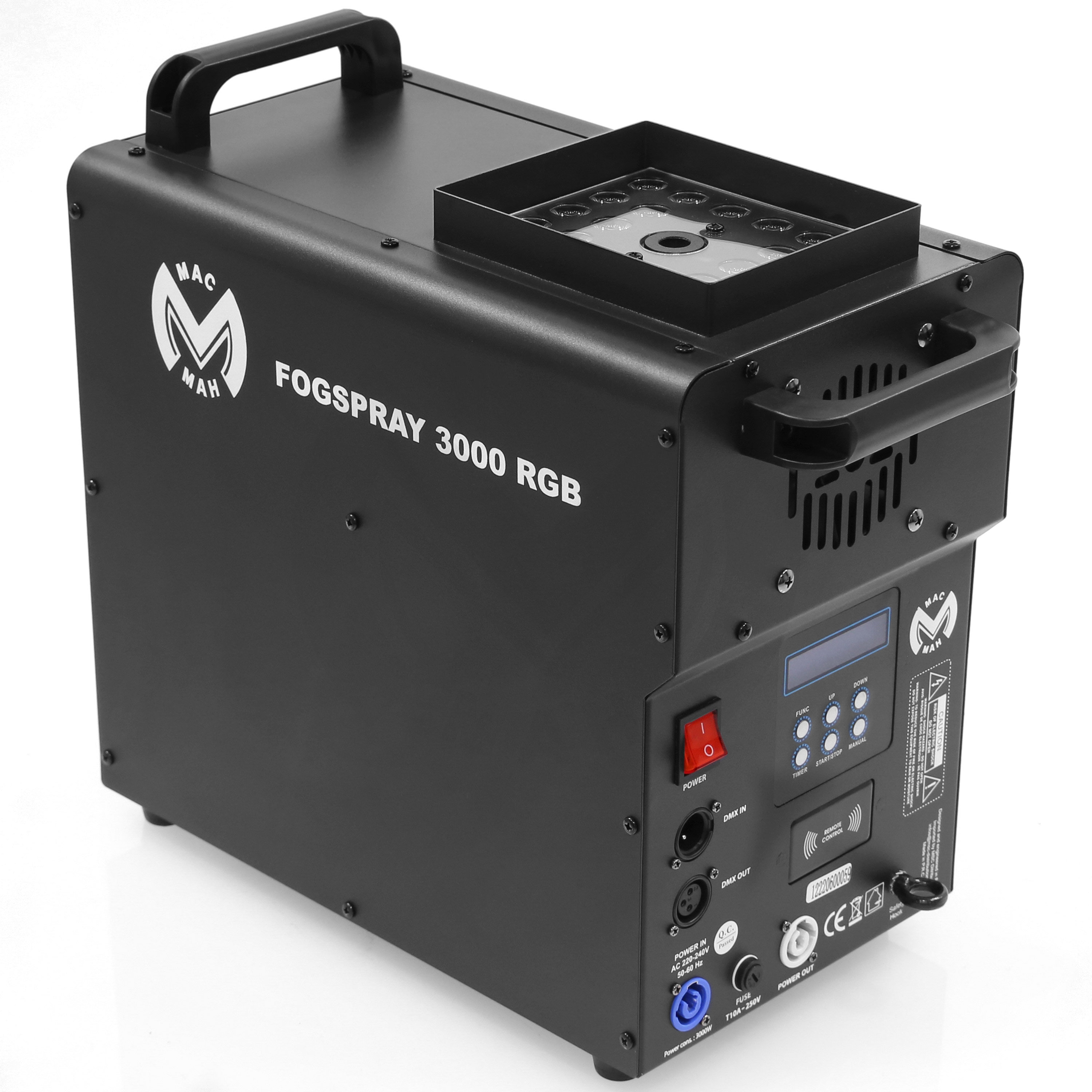 Mac Mah Fog Spray 3000 RGB - Machine à fumée SonoVente.com