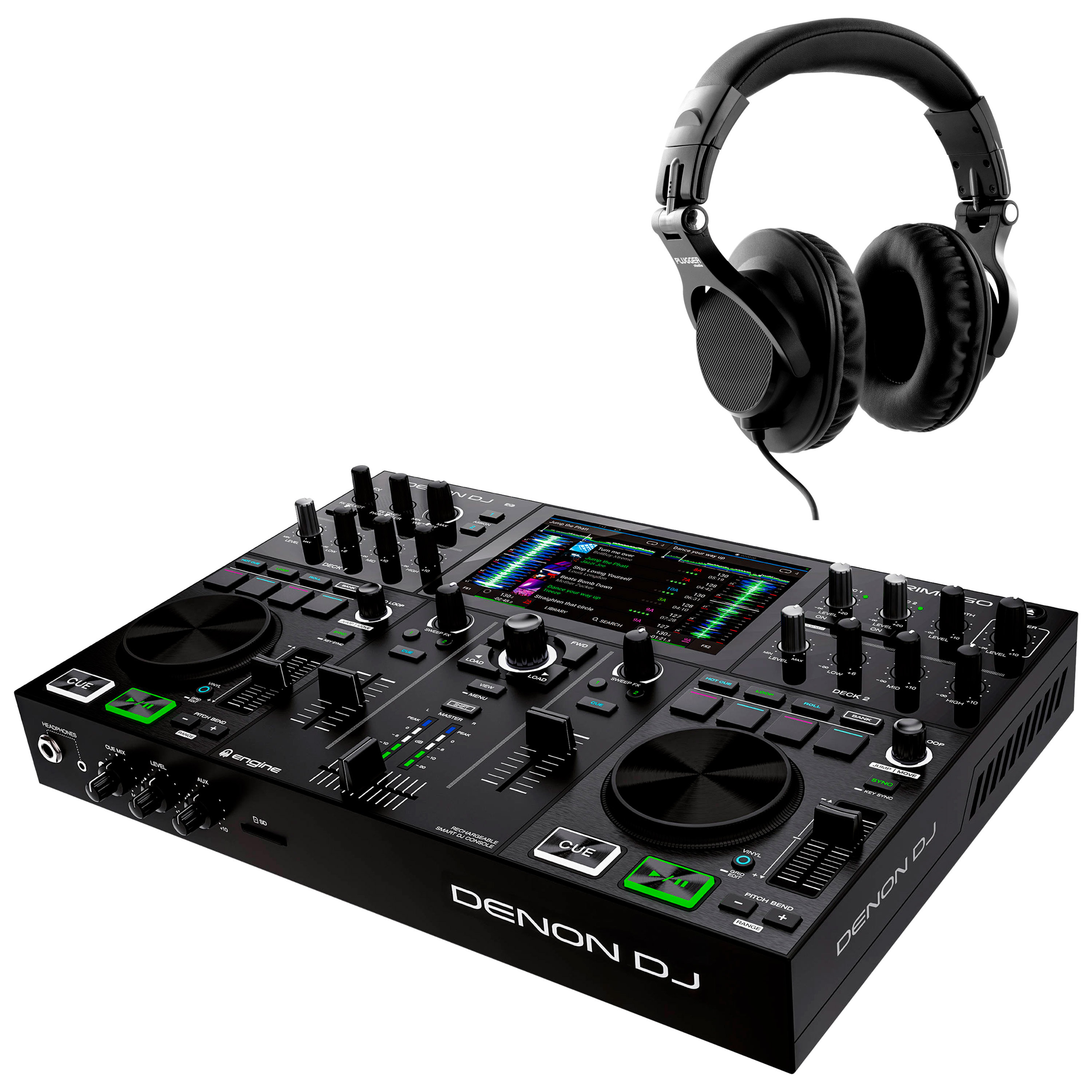 Denon DJ Pack Prime Go + casque - Contrôleur DJ autonome SonoVente.com