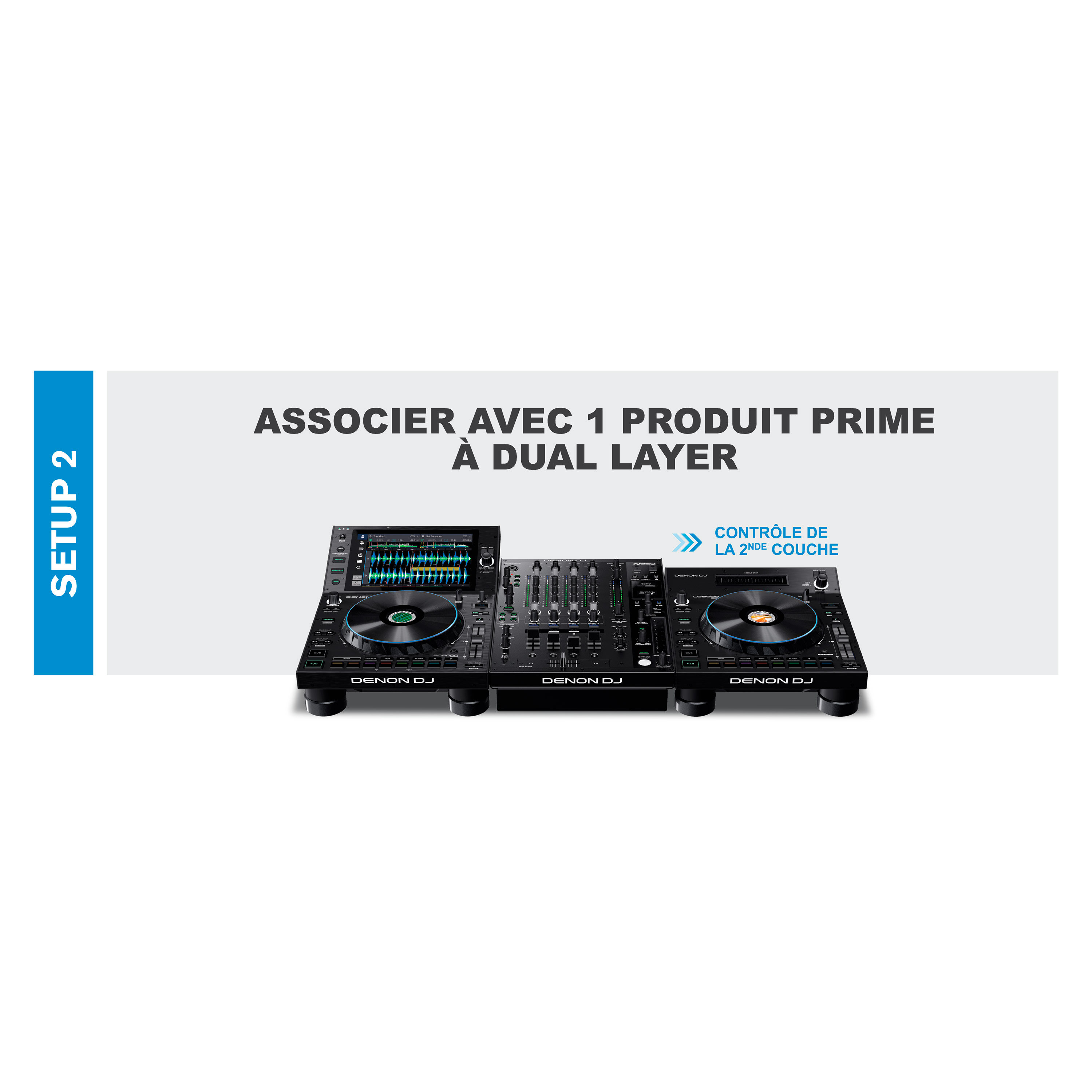 Denon DJ Pack LC6000 (la paire) - Contrôleur DJ autonome SonoVente.com
