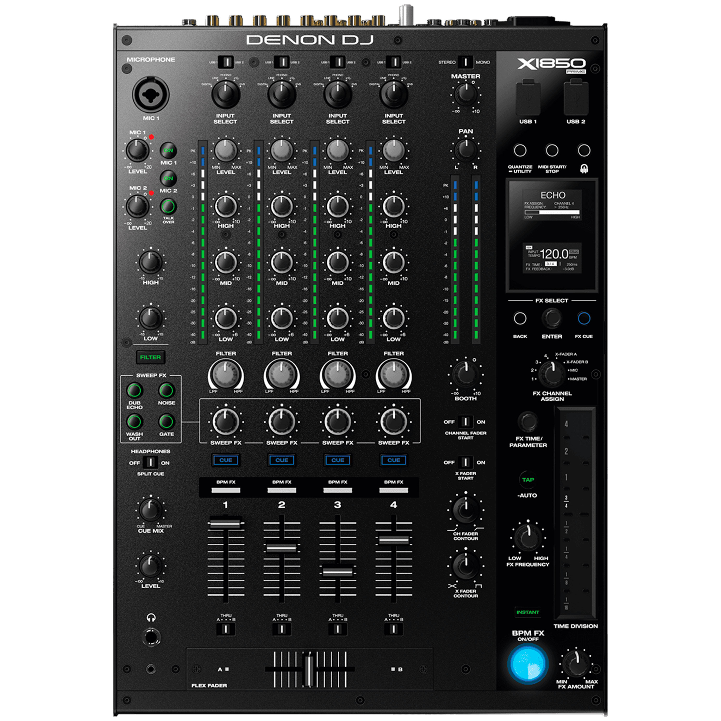 Denon DJ Pack X1850 Prime + LC6000 - Table de mixage DJ SonoVente.com
