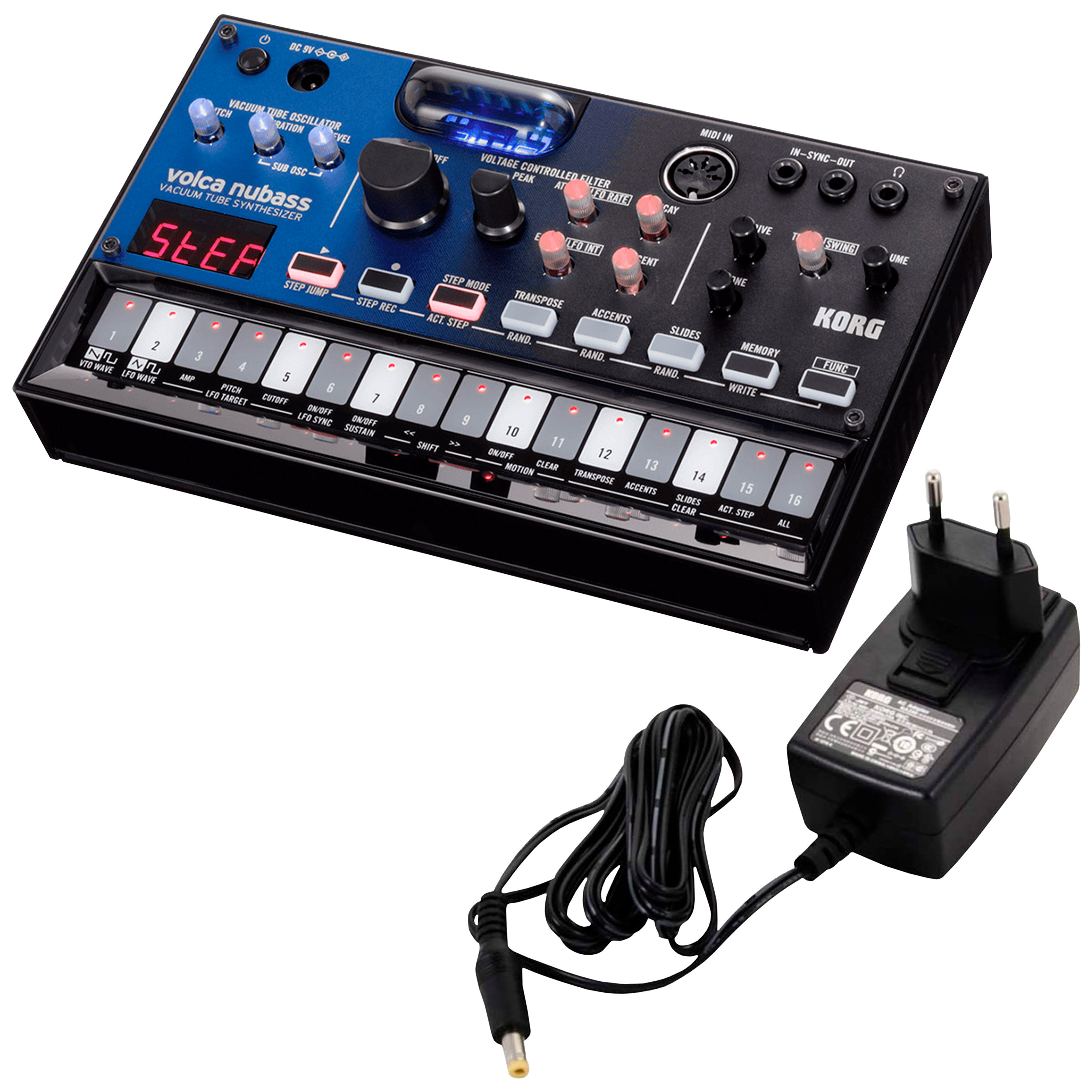 Korg Pack Volca Nubass + Alim - Synthétiseur SonoVente.com