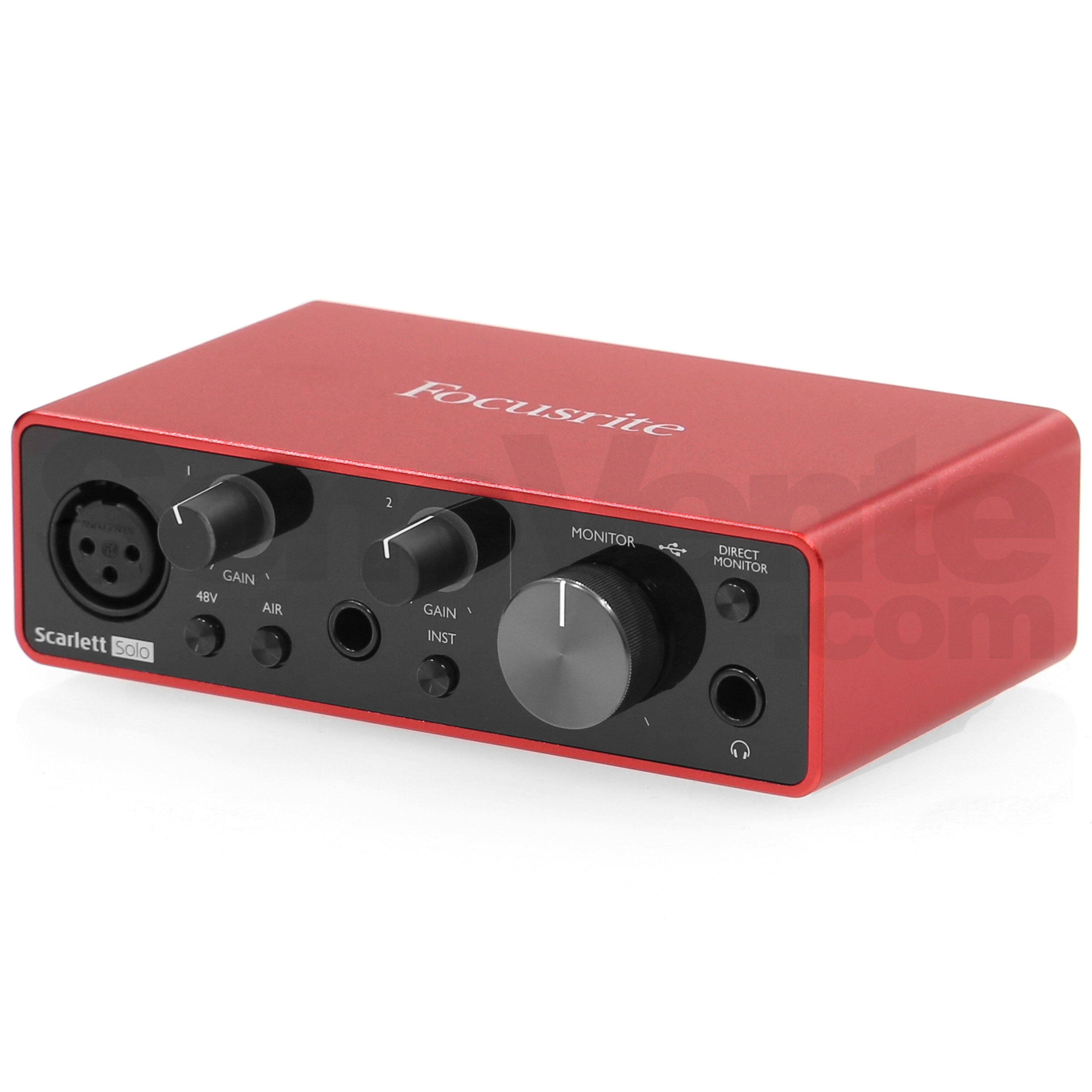Focusrite Pack Scarlett Solo G3 + Micro PGA48 XLR + Pied micro + Casque ...