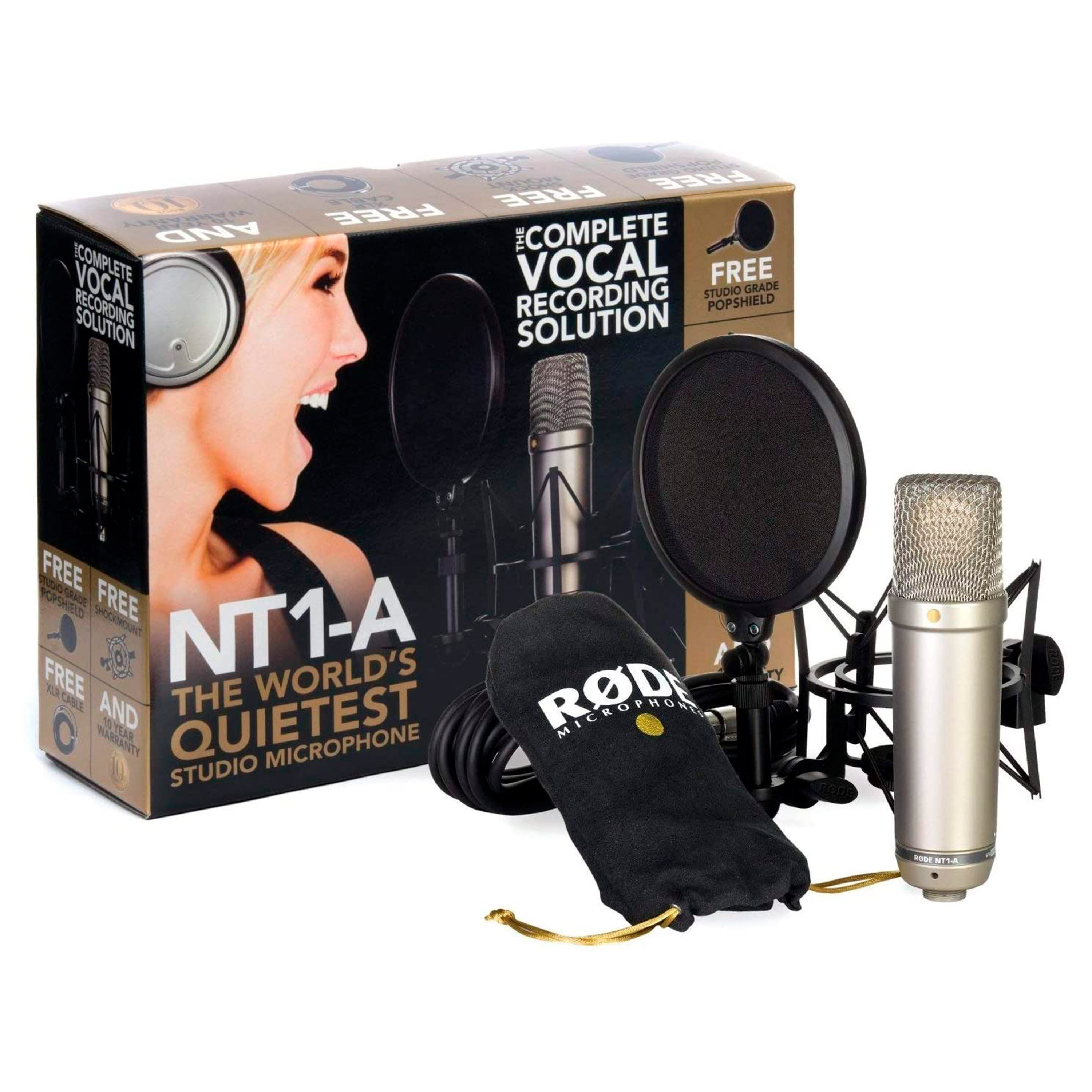 Focusrite Pack Scarlett Solo G3 + Rode NT1-A - Pack MAO SonoVente.com