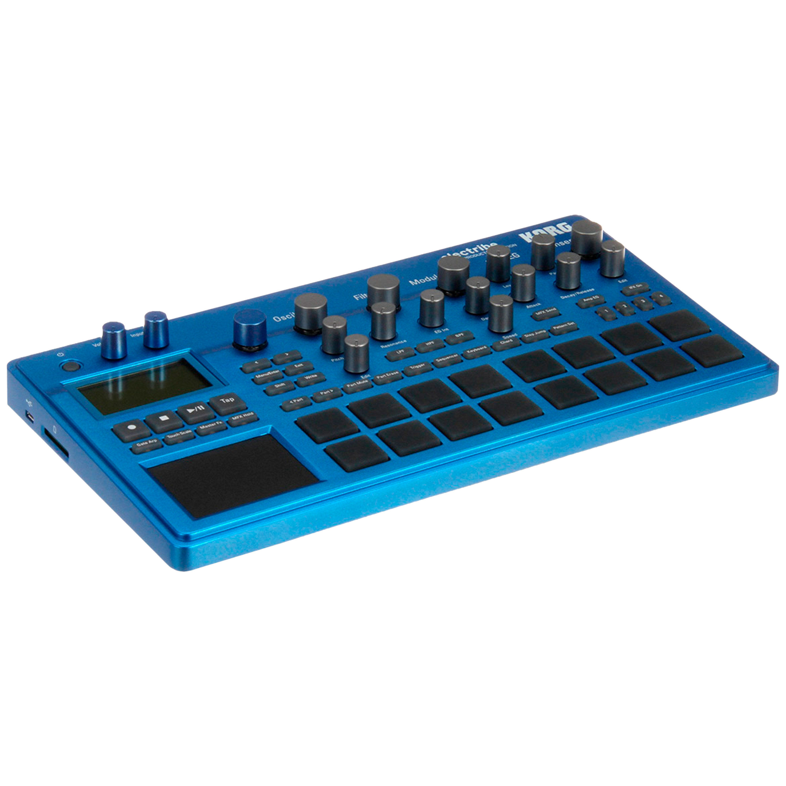 Korg Pack Electribe 2 Blue + Decksaver - Sampler et groovebox SonoVente.com