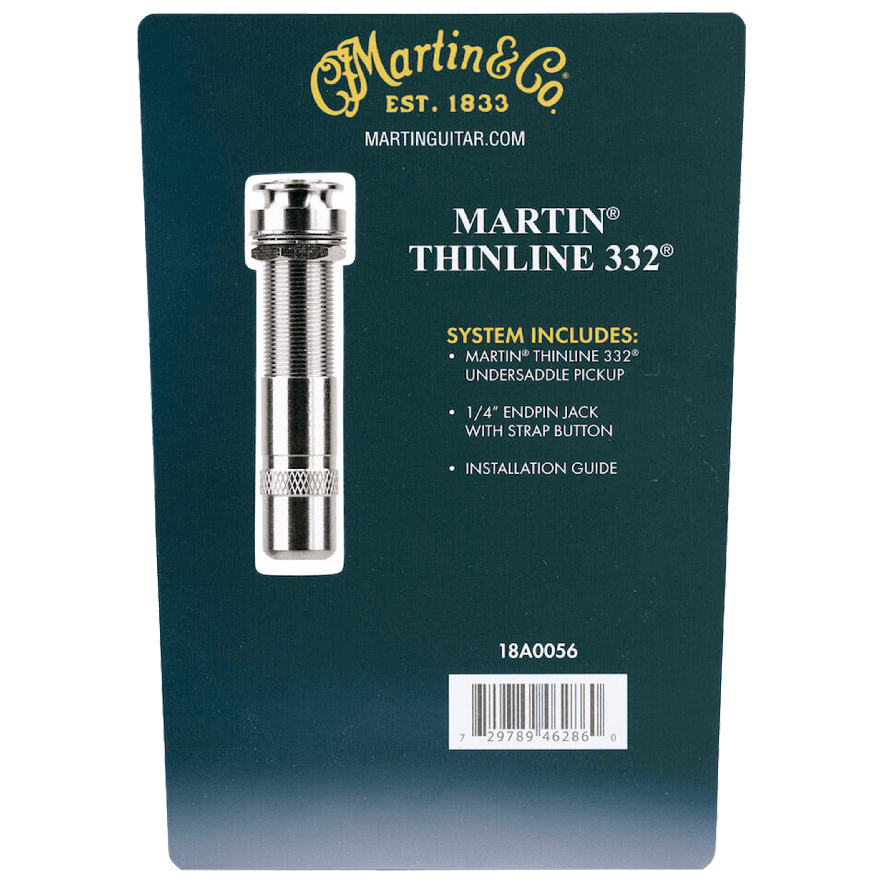 Martin Guitars A0056 Pick Up Thinline 332 - Micro guitare SonoVente.com