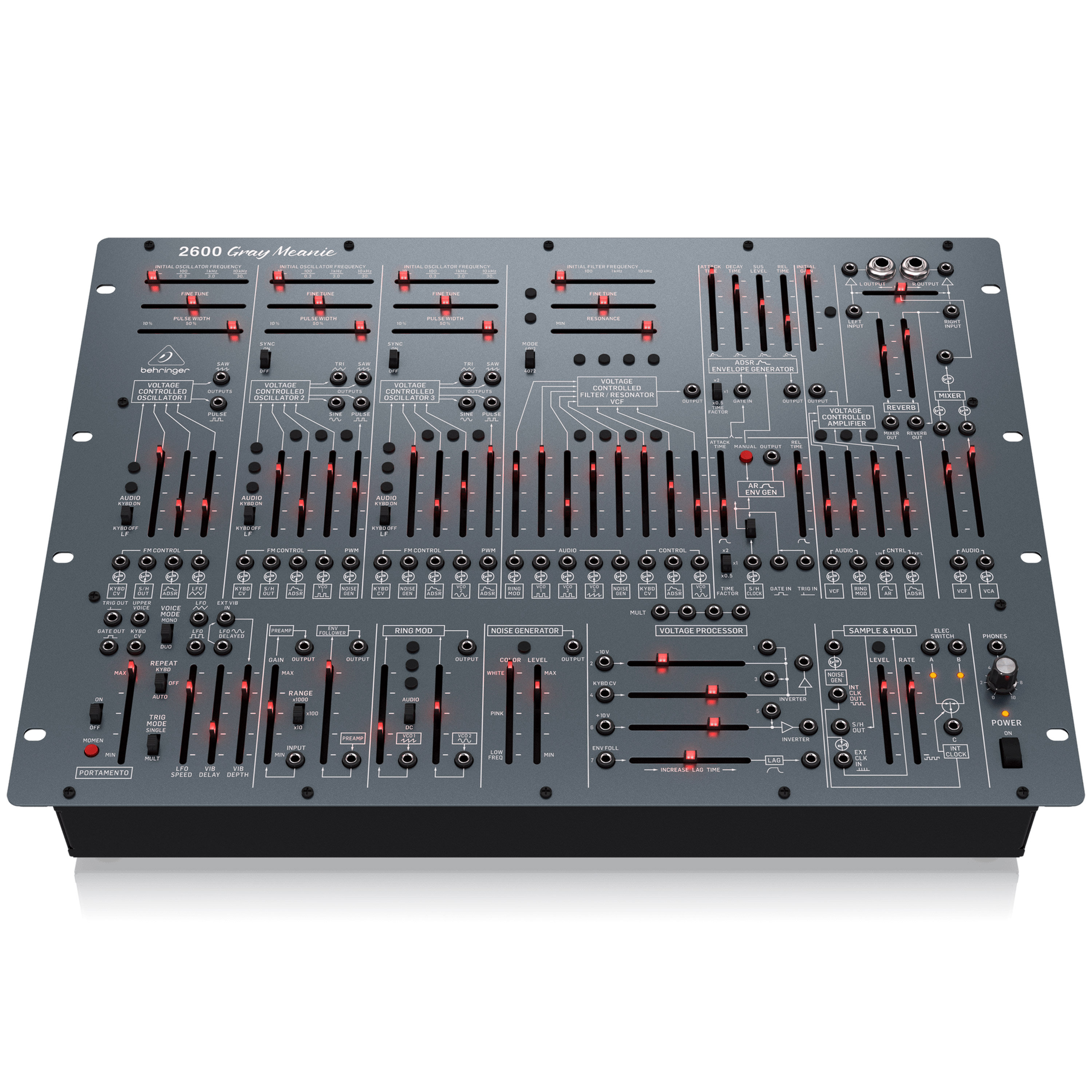 Behringer 2600 Gray Meanie - Rack Synthétiseur SonoVente.com
