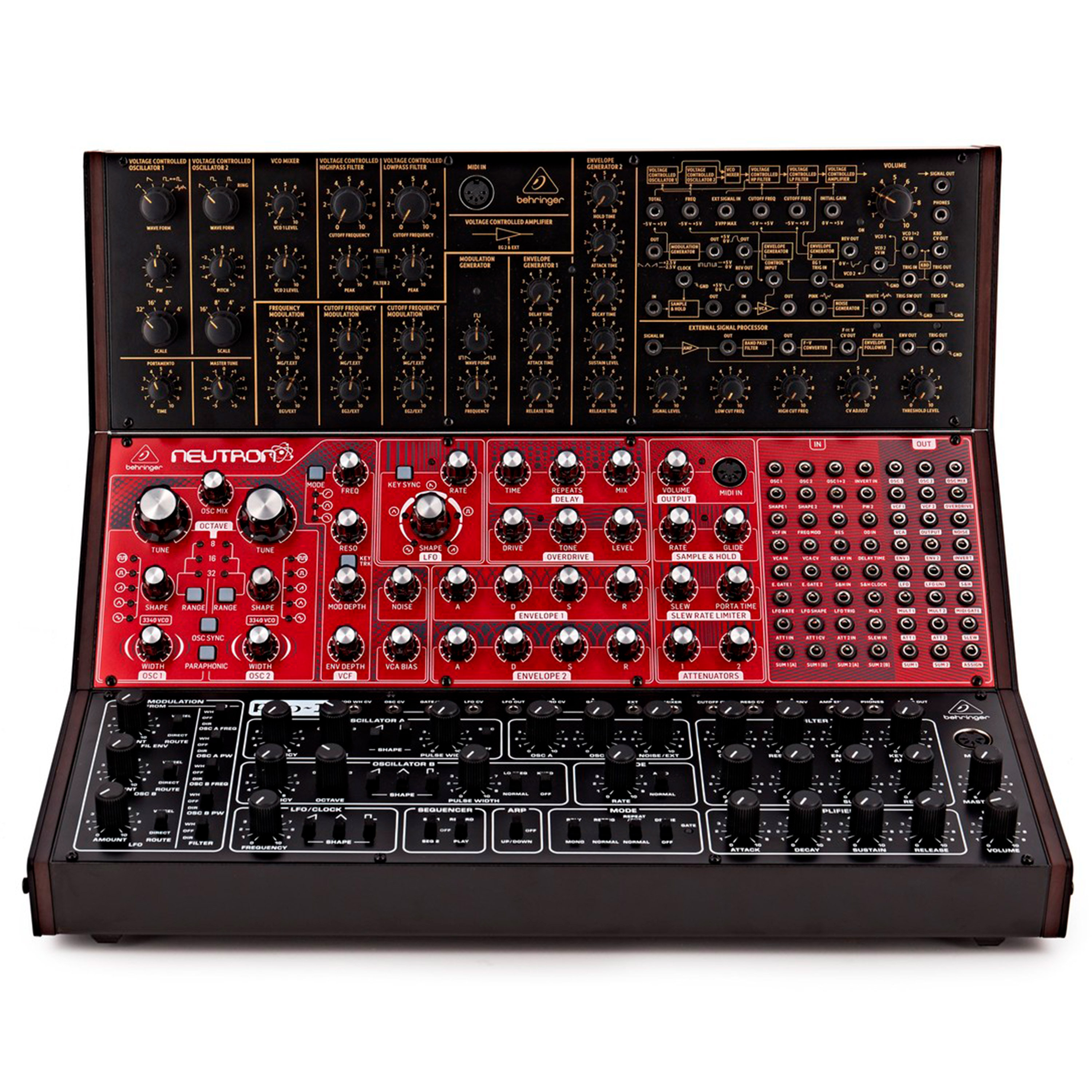 Behringer Pack K-2 + Neutron + Pro 1 - Synthesizer-rek SonoVente.com - nl